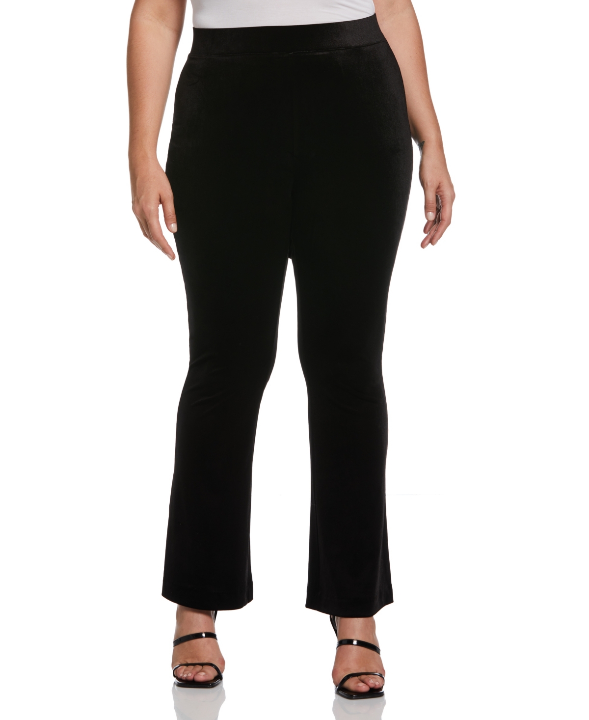 Click here for Ella Rafaella Plus Size High Waist Velvet Pull On... prices