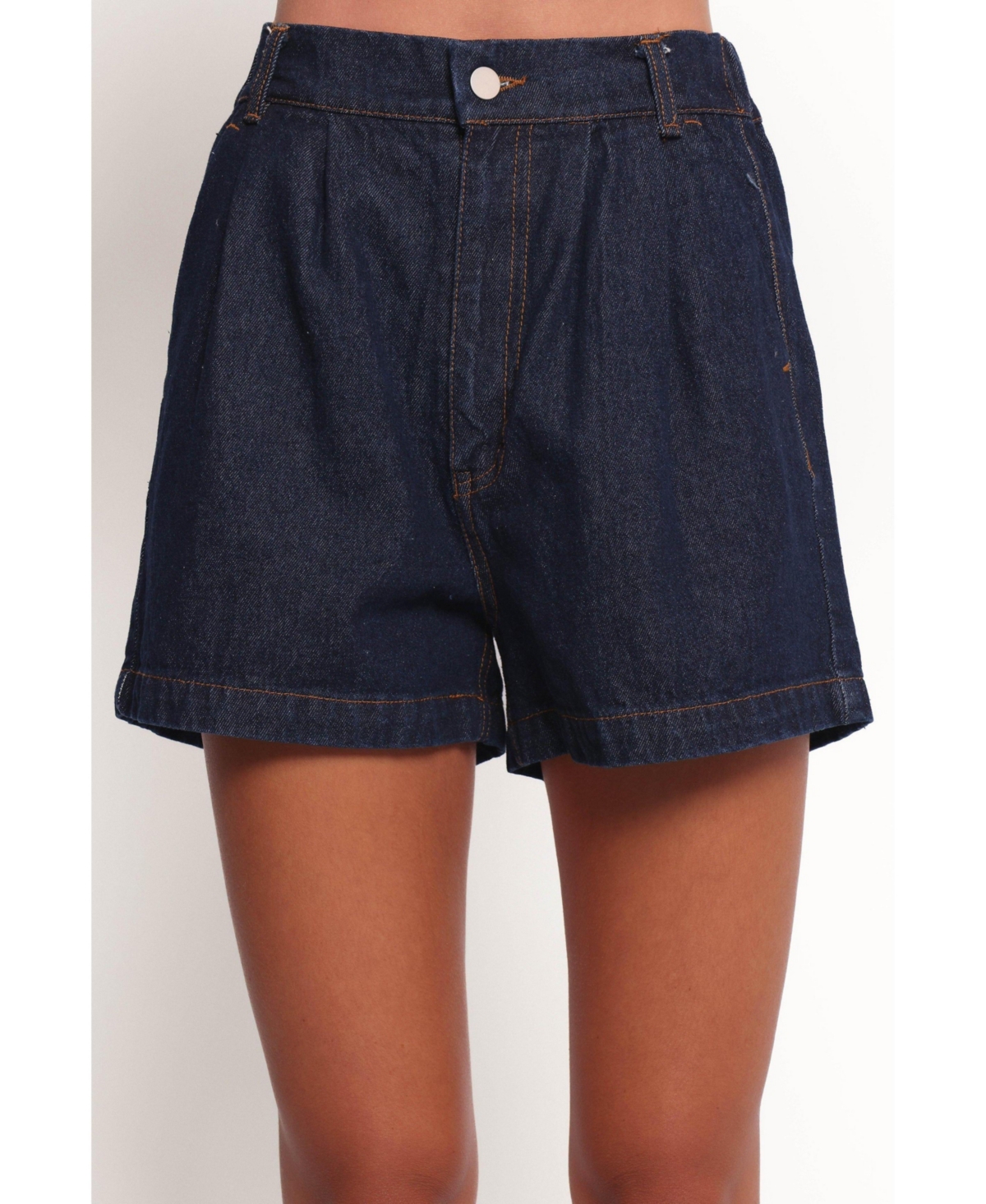 Click here for Petal and Pup Womens Nylah Pleated Denim Short - M... prices