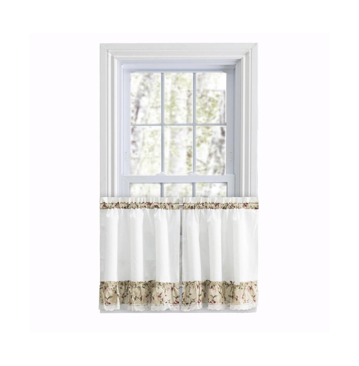 Click here for Ellis Curtain Cherries Ruffled 1.5" Rod Pocke... prices