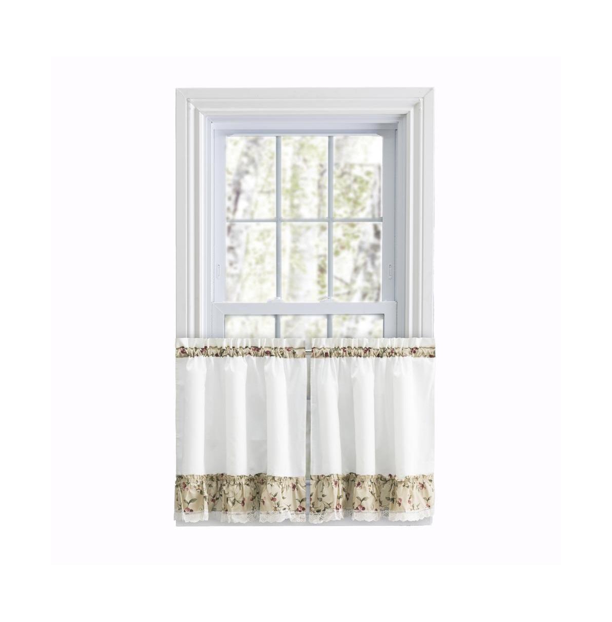 Click here for Ellis Curtain Cherries Ruffled 1.5" Rod Pocke... prices