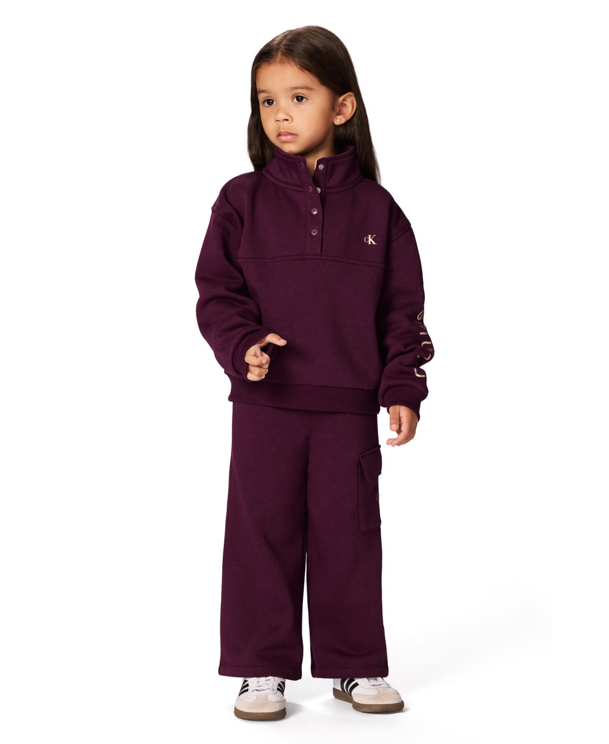 Click here for Calvin Klein Girls Toddler 2T-4T 2-Piece Long-Slee... prices