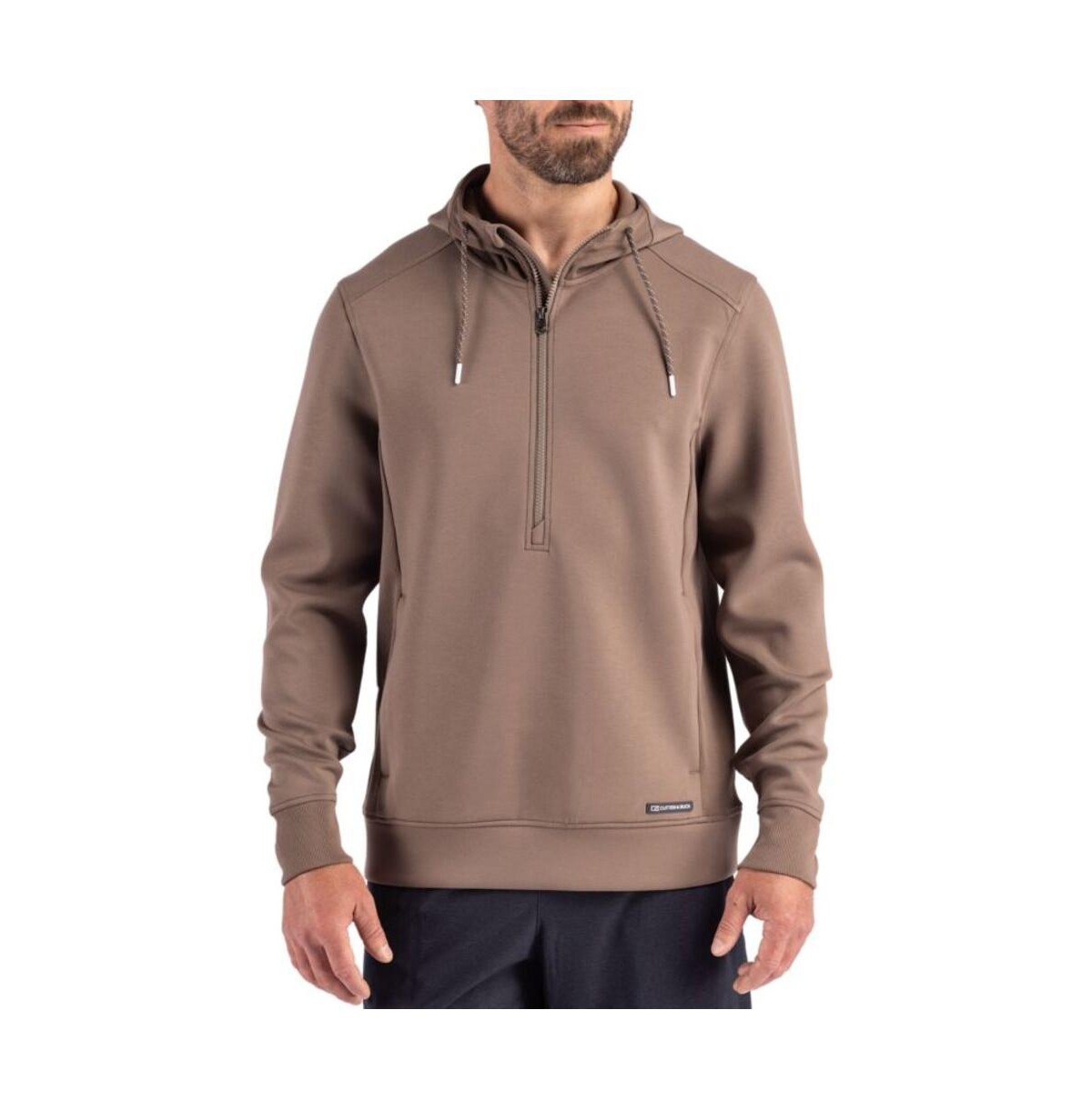 Click here for Cutter & Buck Mens Roam Eco Half Zip Recycled Hood... prices