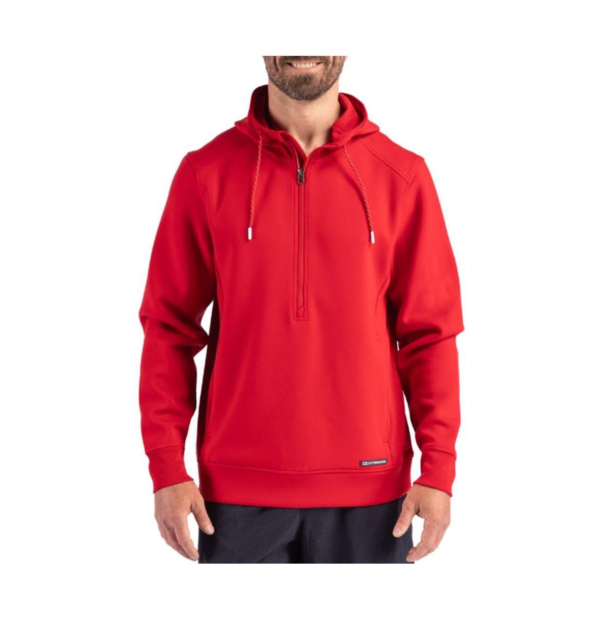 Click here for Cutter & Buck Mens Roam Eco Half Zip Recycled Hood... prices