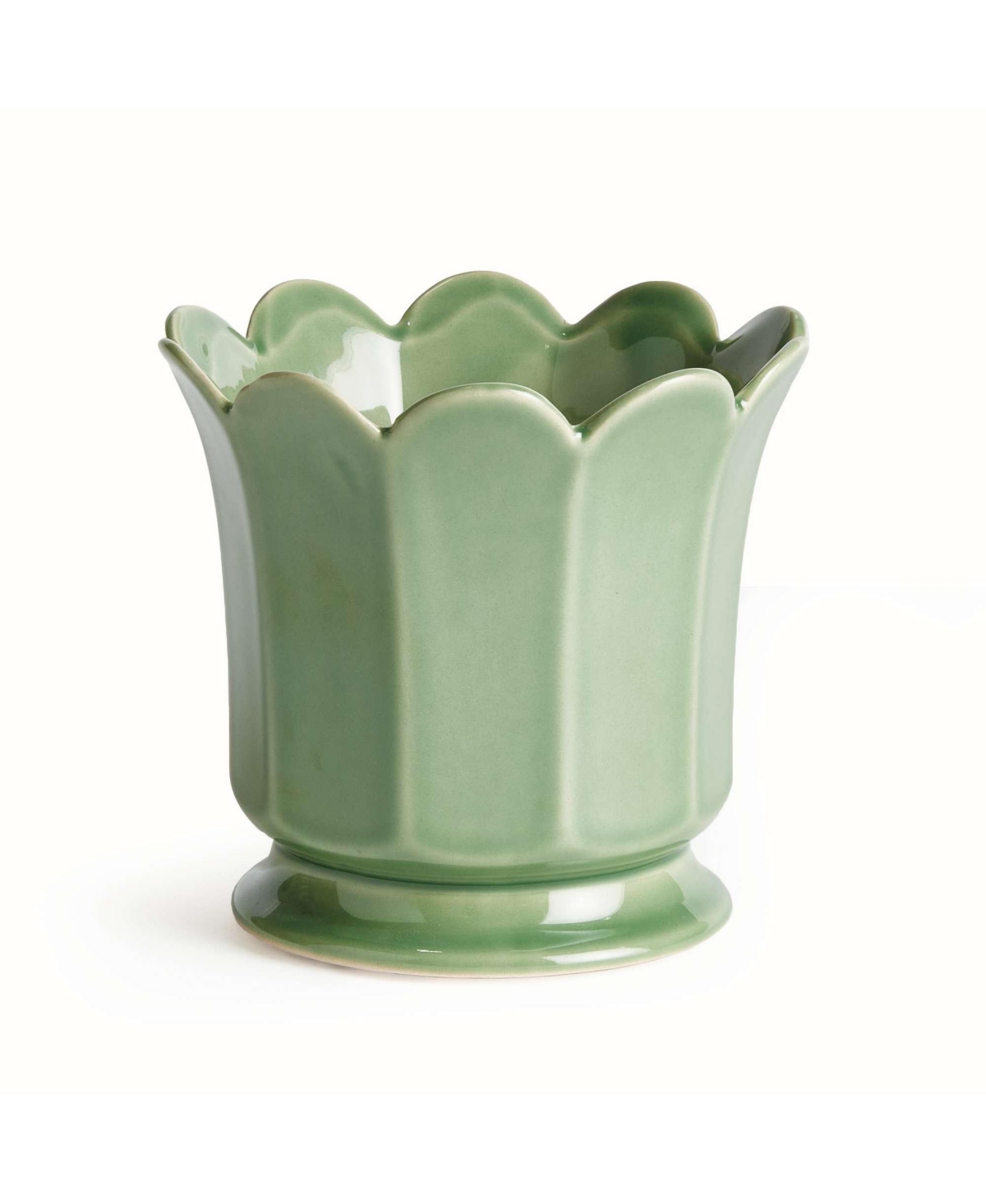 Click here for Maline Footed Pot Small - Green prices
