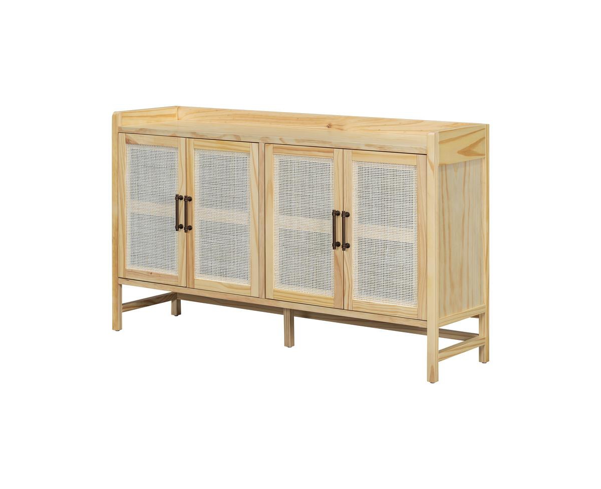 Click here for Casainc Rustic Cabinet with Decorative Rattan Door... prices
