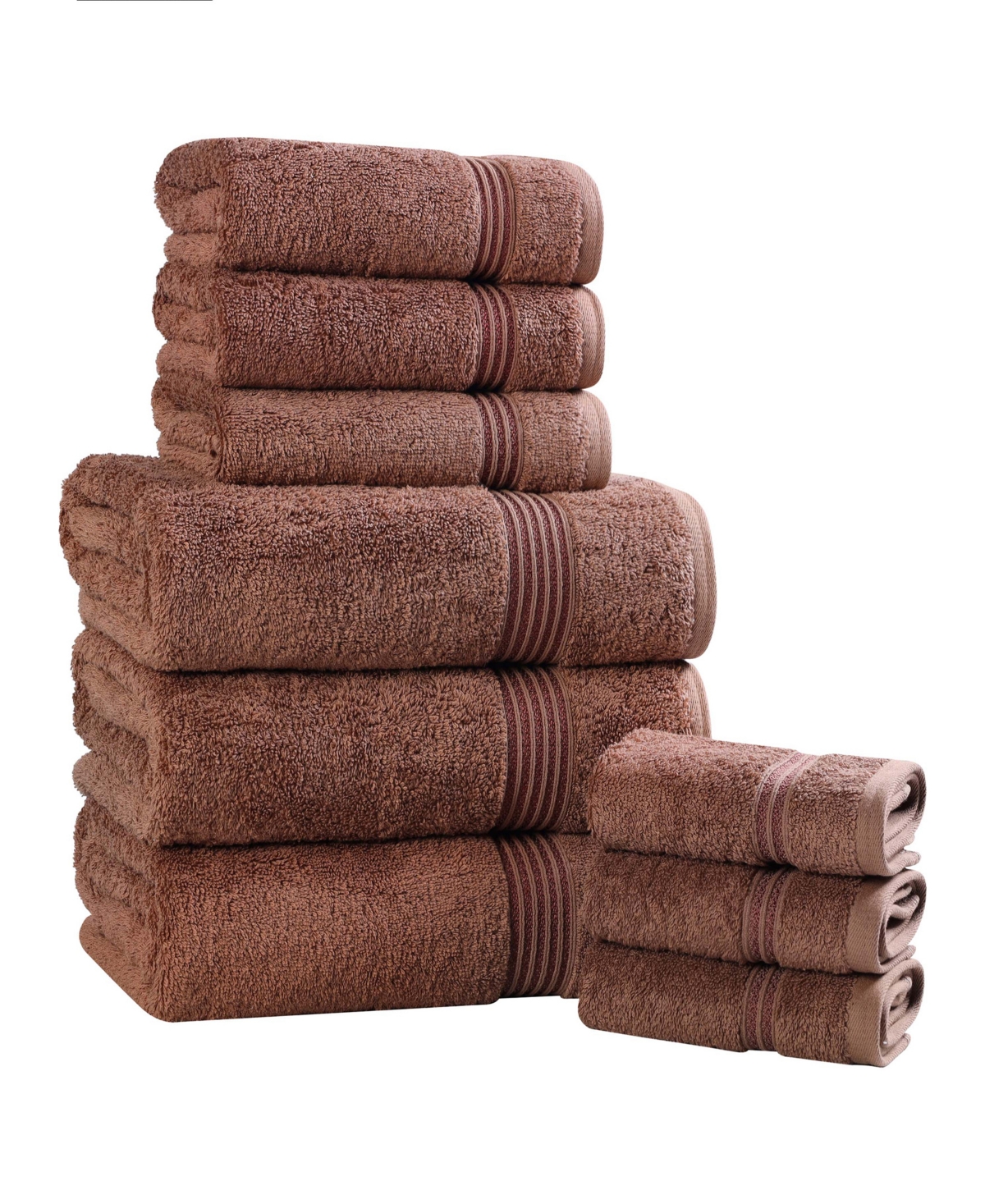 Click here for Superior Egyptian Cotton 9-Pc. Towel Set - Mocha prices