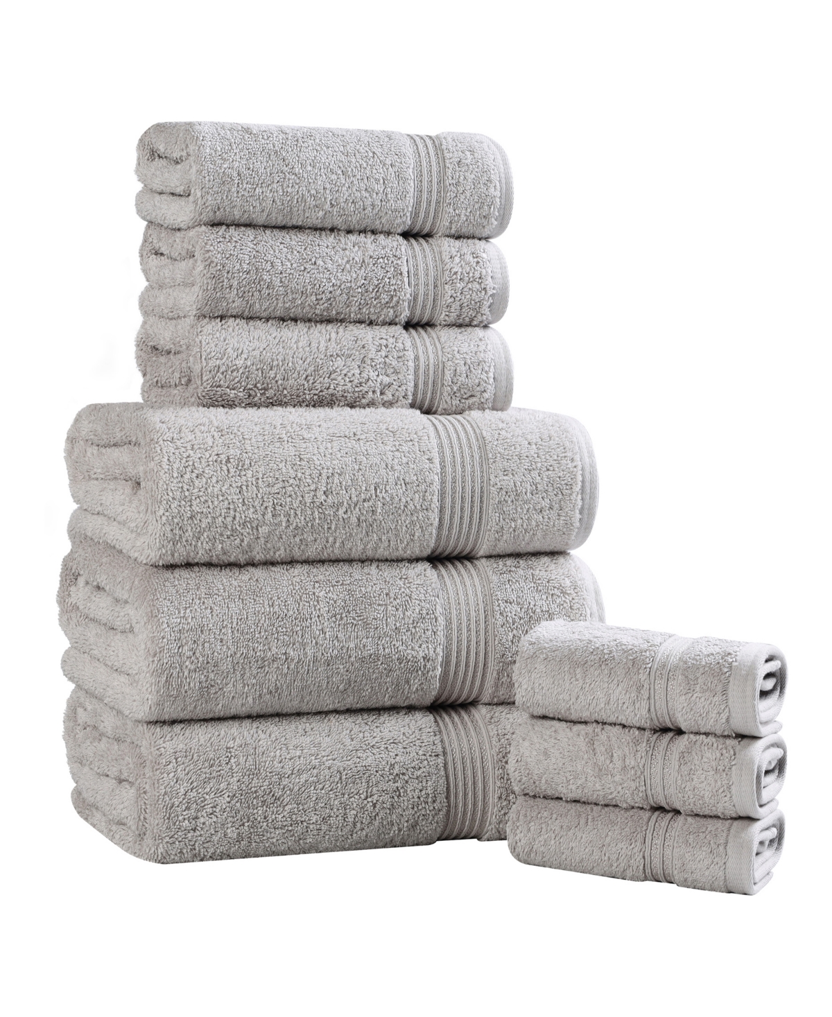 Click here for Superior Egyptian Cotton 9-Pc. Towel Set - Silver prices