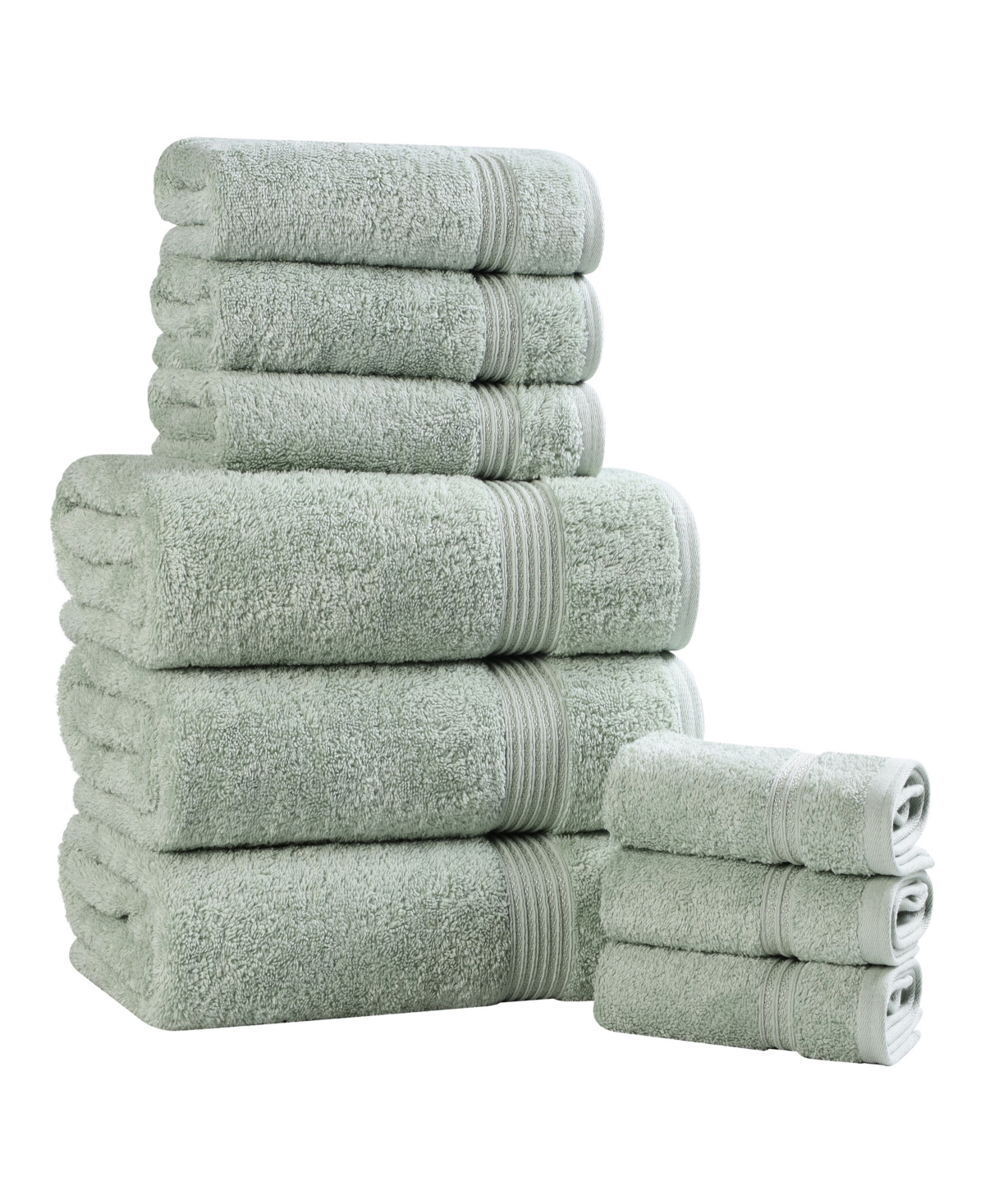 Click here for Superior Egyptian Cotton 9-Pc. Towel Set - Sage prices