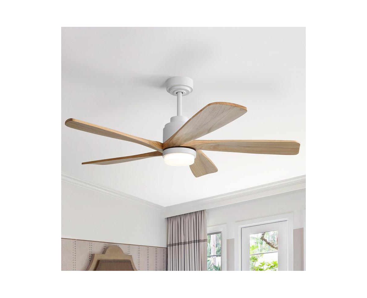 Click here for 52-inch Modern Stylish White 5-Blade Ceiling Fan w... prices