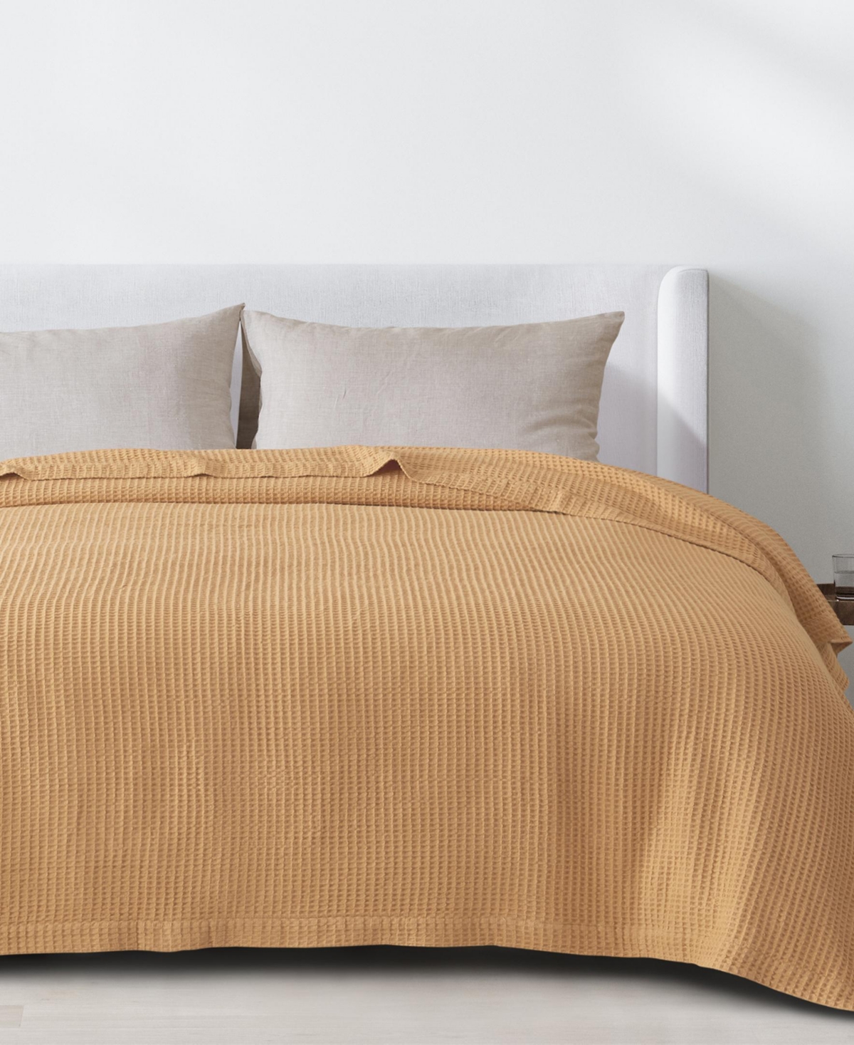 Click here for Linery & Co. Waffle Weave Textured Cotton Blanket... prices