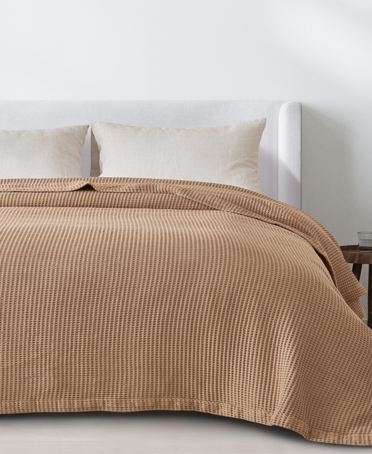 Click here for Linery & Co. Waffle Weave Textured Cotton Blanket... prices