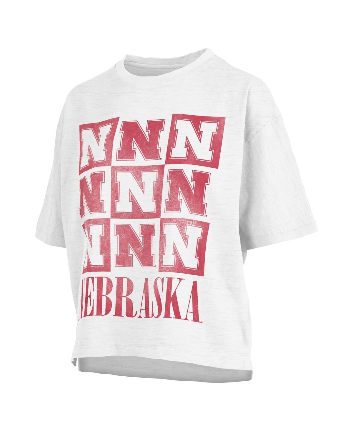 Click here for Pressbox Womens White Nebraska Huskers Motley Crew... prices