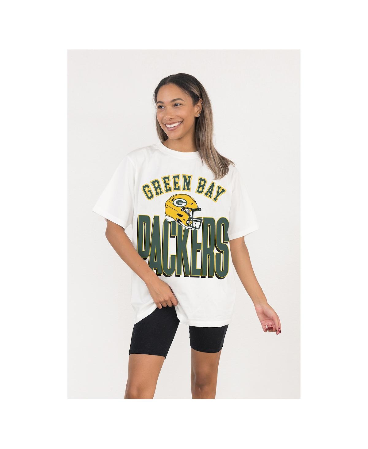 Click here for Gameday Couture Womens White Green Bay Packers Ove... prices