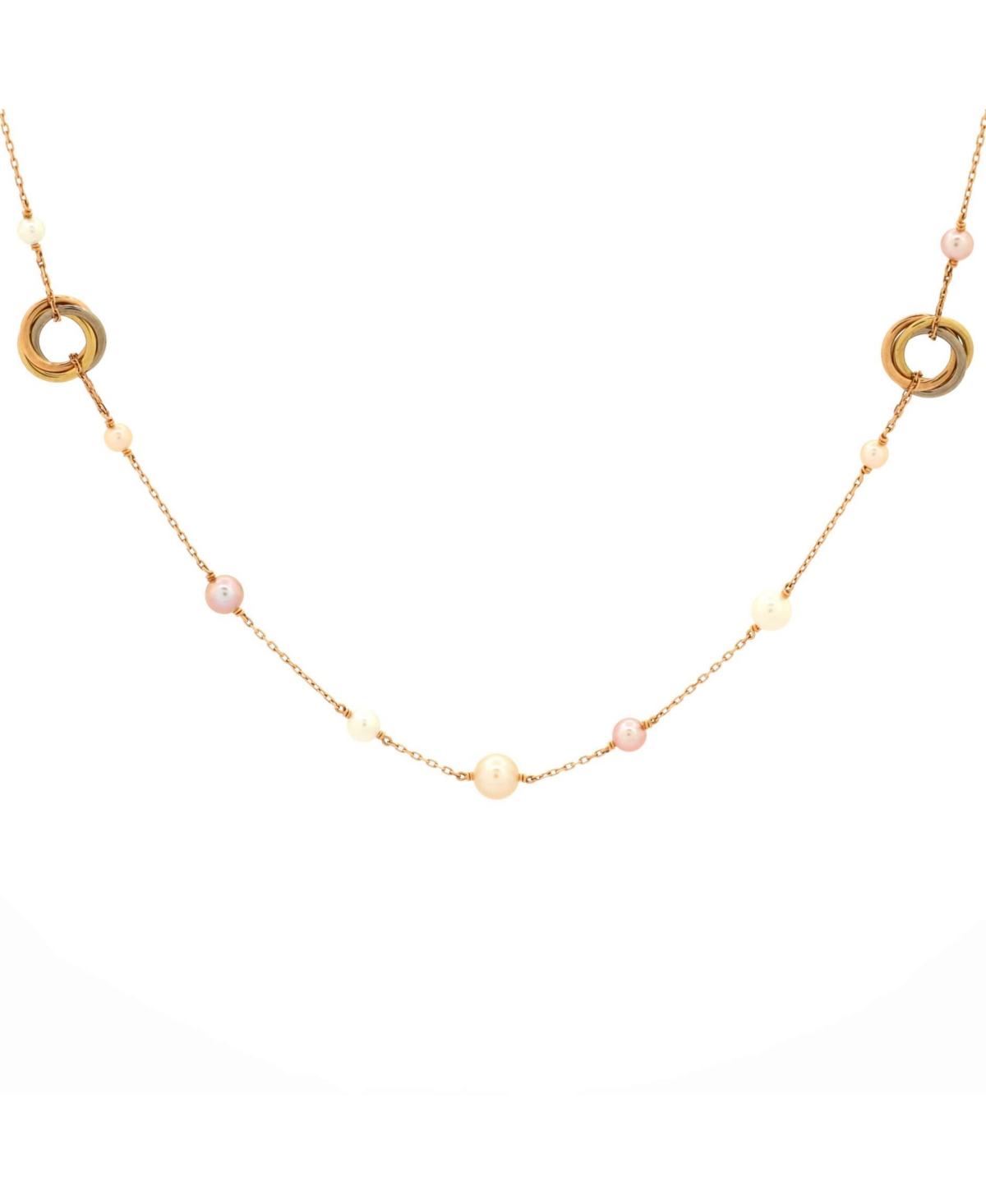 Click here for Pre-Owned Cartier Trinity Station Long Necklace -... prices