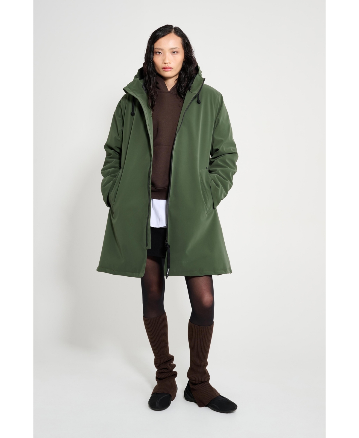 Click here for Stutterheim Womens Mosebacke Matte Winter Coat - G... prices