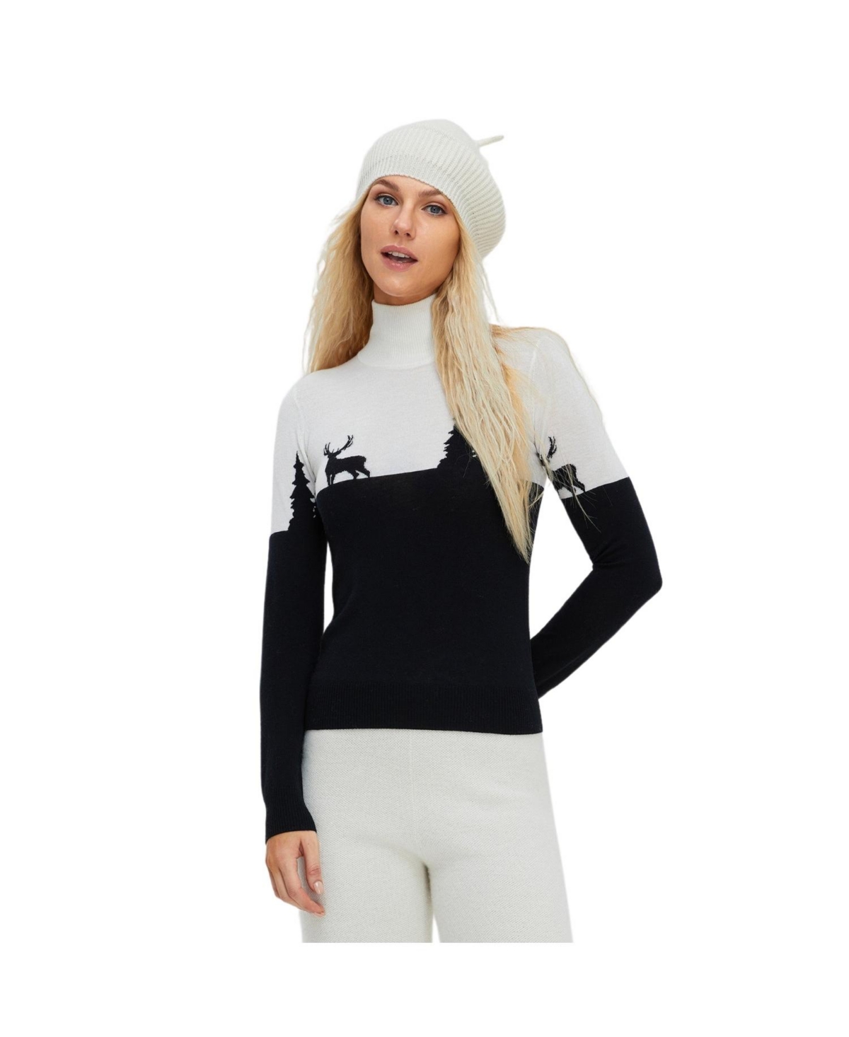 Click here for Bellemere New York Womens Bellemere Merino Deer &... prices
