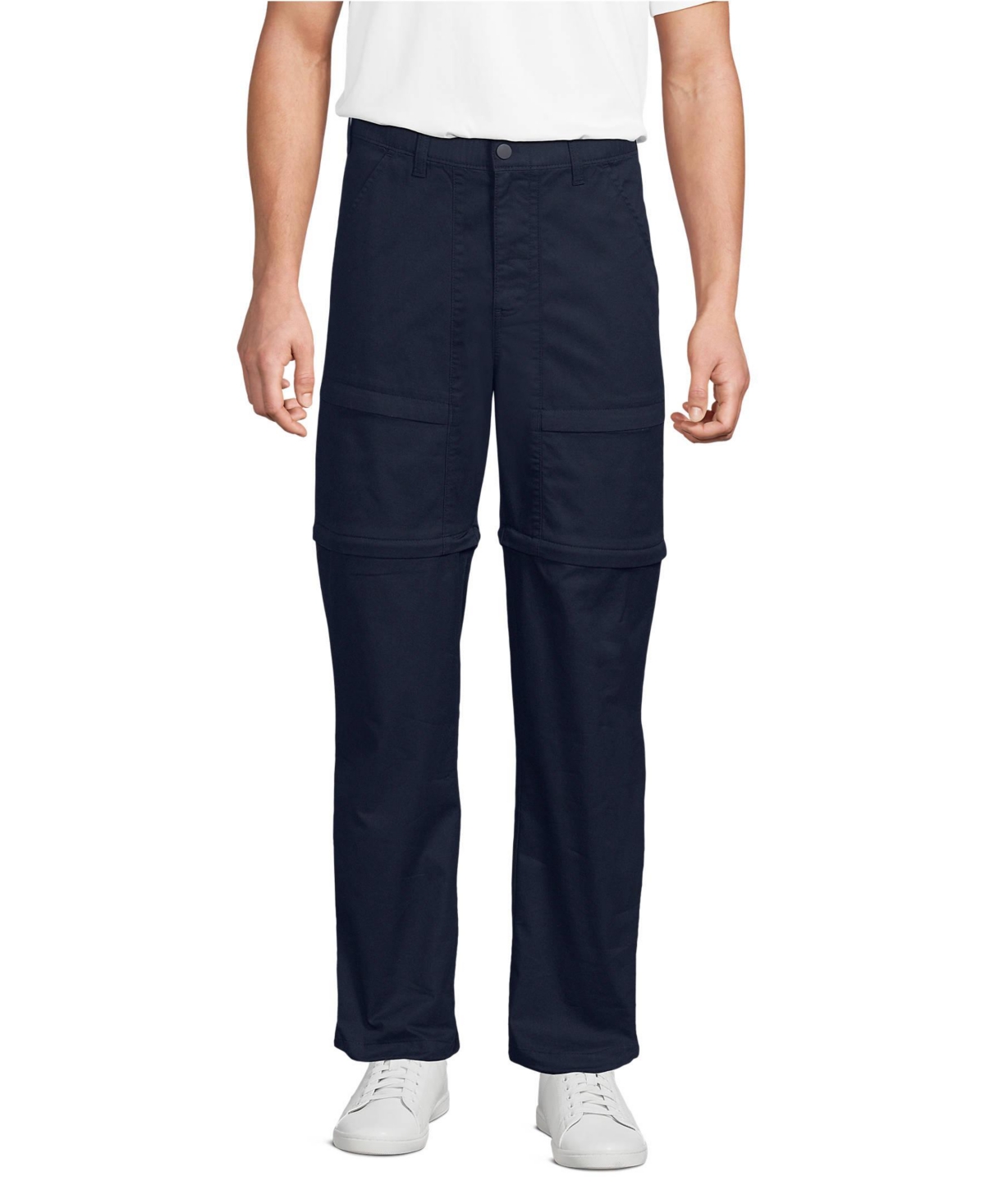 Click here for Lands End Mens Zip Off Pant - Radiant navy prices