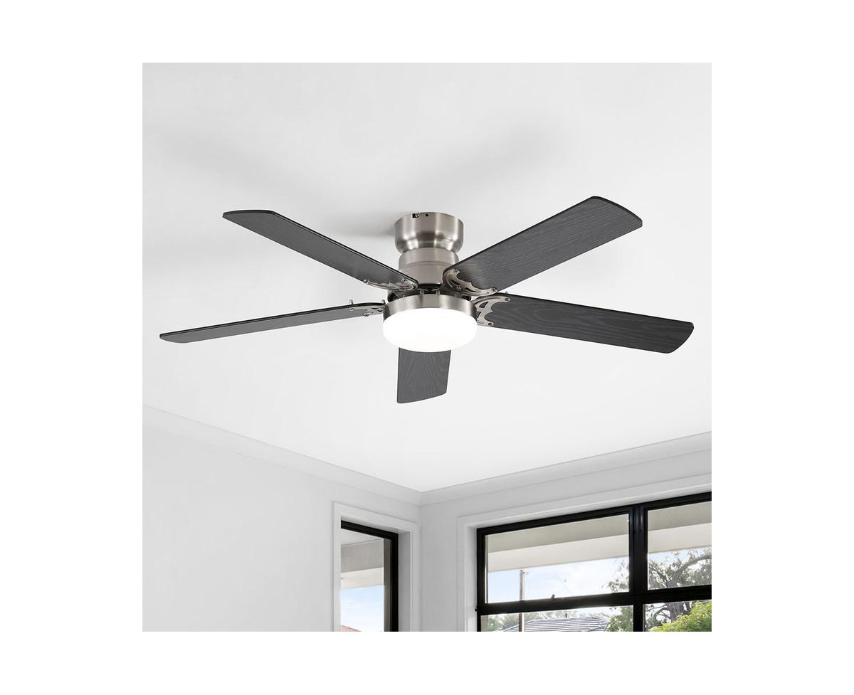 Click here for 42-inch Modern Minimalist Sand Nickel 5-Blade Ceil... prices