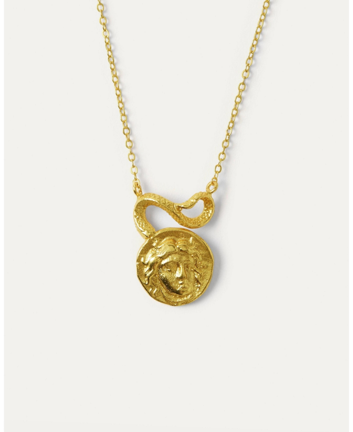 Click here for Ottoman Hands Gorgon Medusa Pendant Necklace - Gol... prices