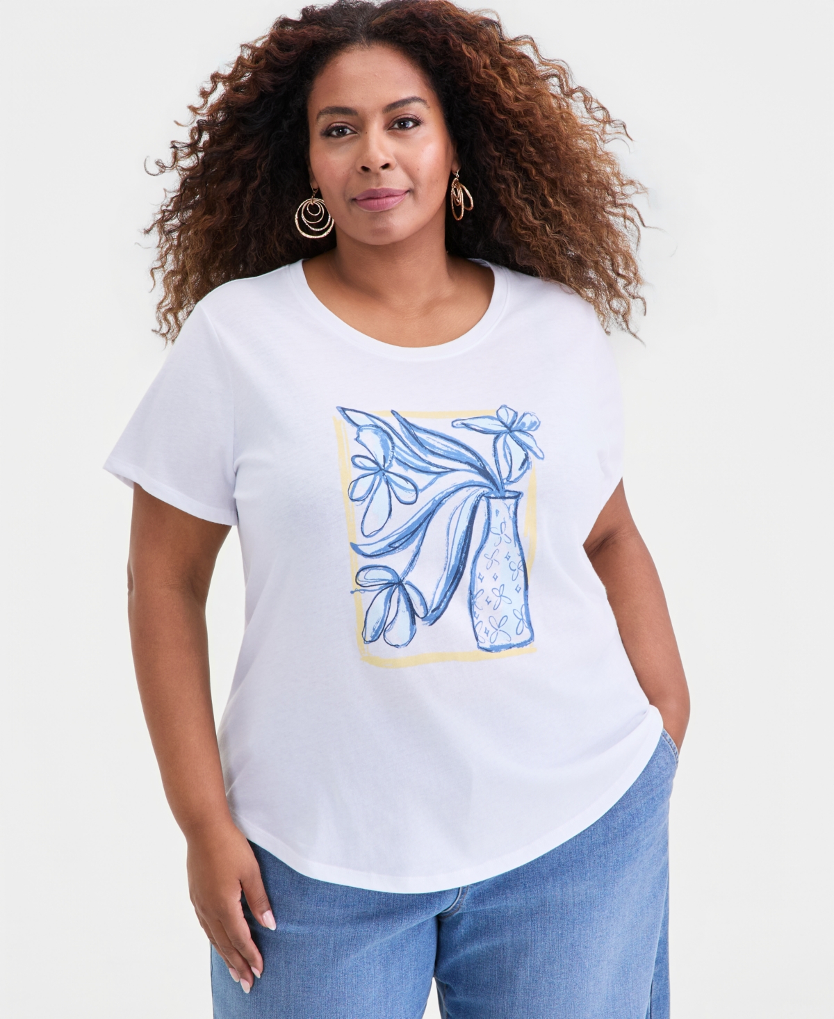 Click here for Style & Co Plus Size Perfect Graphic T-Shirt  Macy... prices