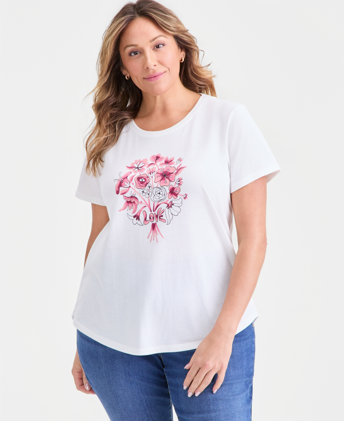 Click here for Style & Co Plus Size Perfect Graphic T-Shirt  Macy... prices