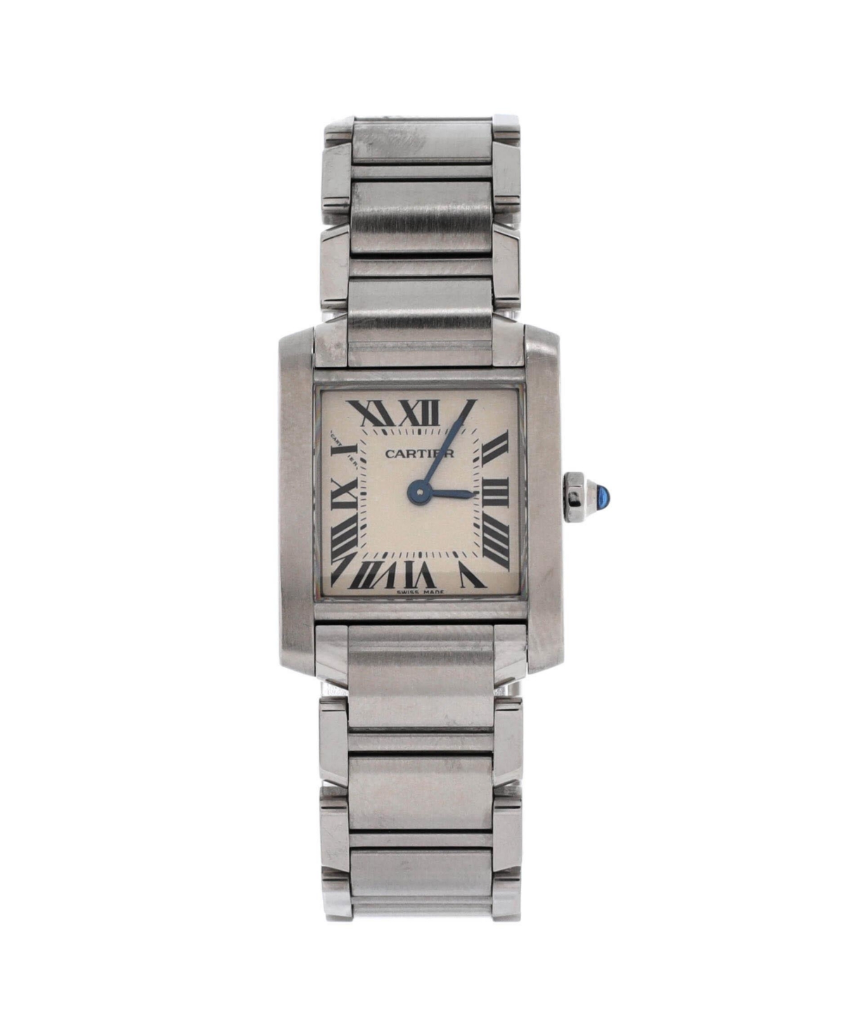 Click here for Pre-Owned Cartier Tank Francaise Quartz Watch in S... prices
