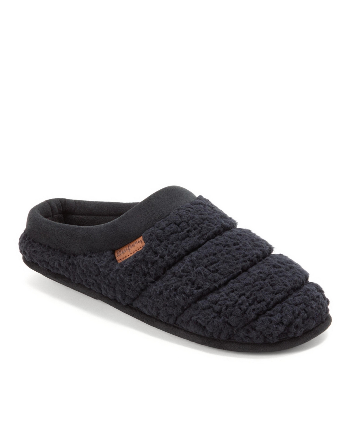 Click here for Dearfoams Mens Asher Marled Knit Clog House Slippe... prices