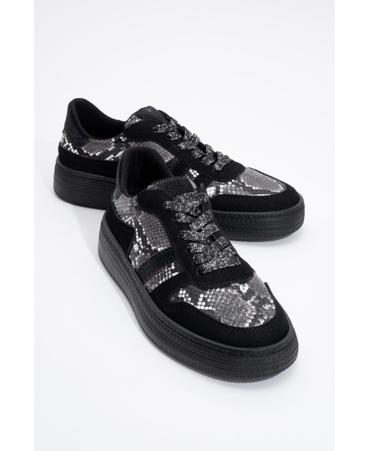 Click here for Prologue Shoes Rexie Glitter Sneakers (Women) - Bl... prices
