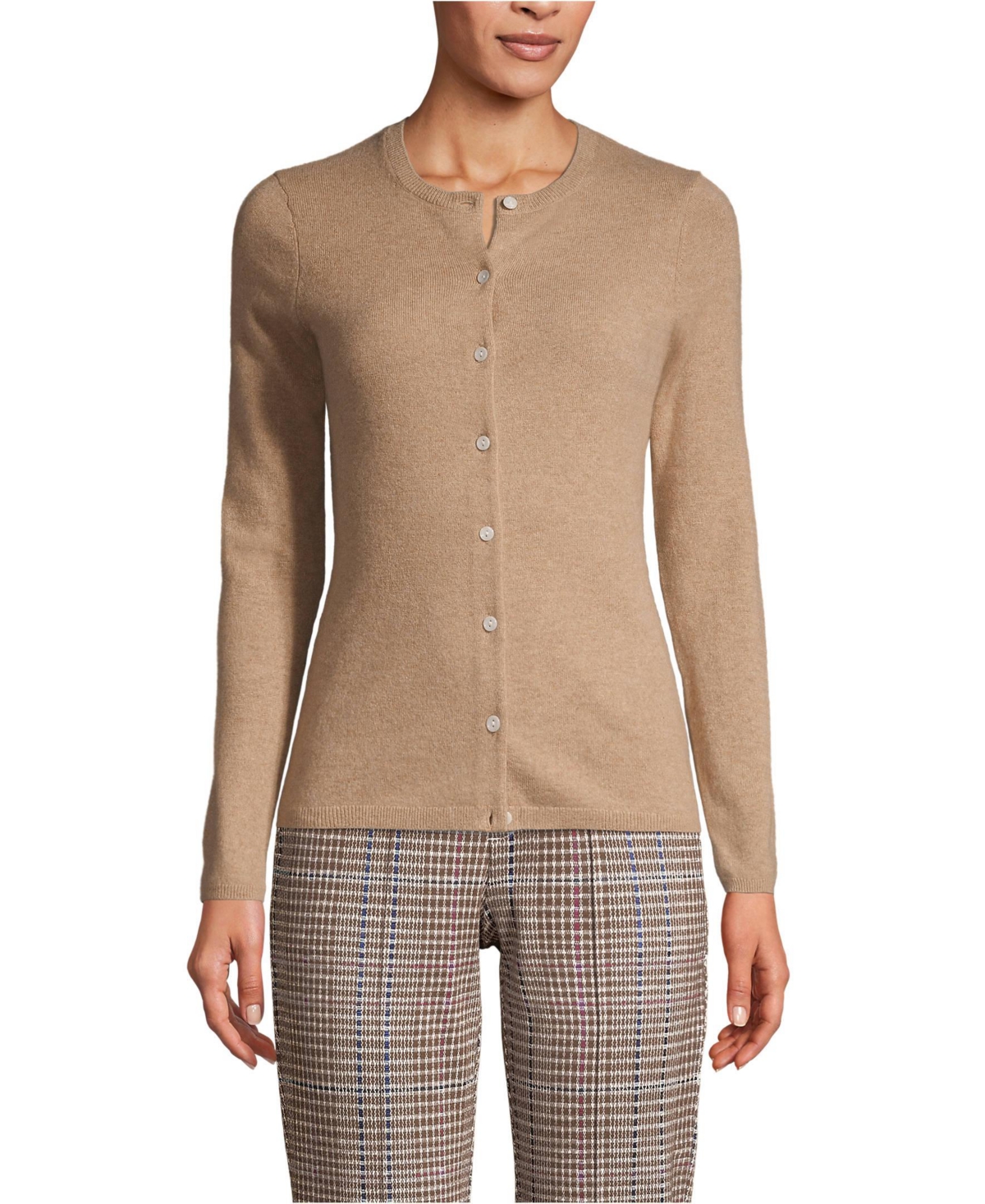 Click here for Lands End Womens Cashmere Cardigan Sweater - Vicun... prices