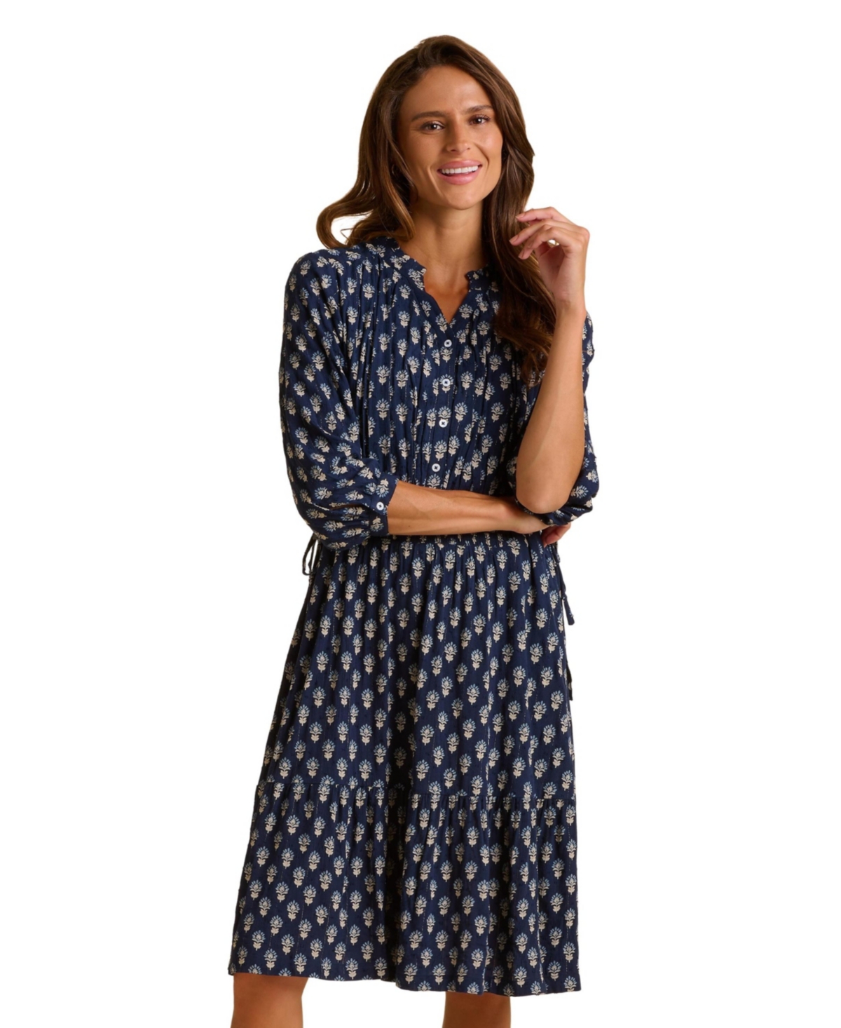 Click here for Brakeburn Womens Alpine 3/4 Sleeve Drawstring Wais... prices