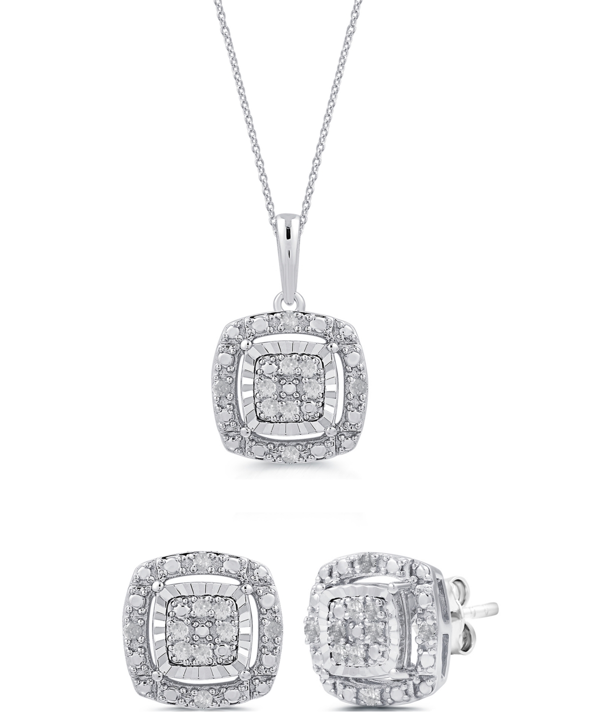 Click here for Marsala 2-Piece Diamond Earrings and Pendant Neckl... prices
