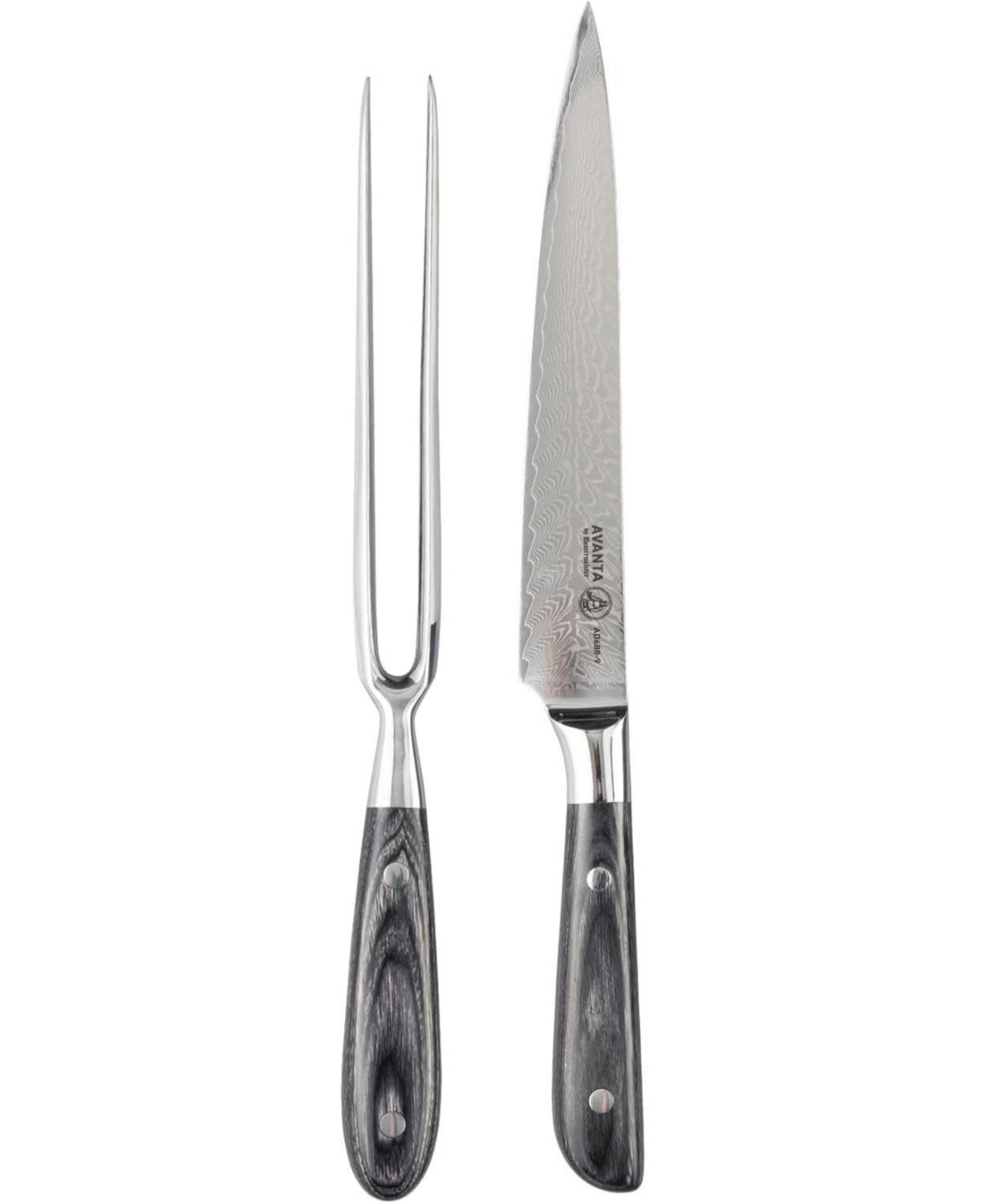 Click here for Messermeister Avanta Damascus 2 Pc Carving Set - S... prices
