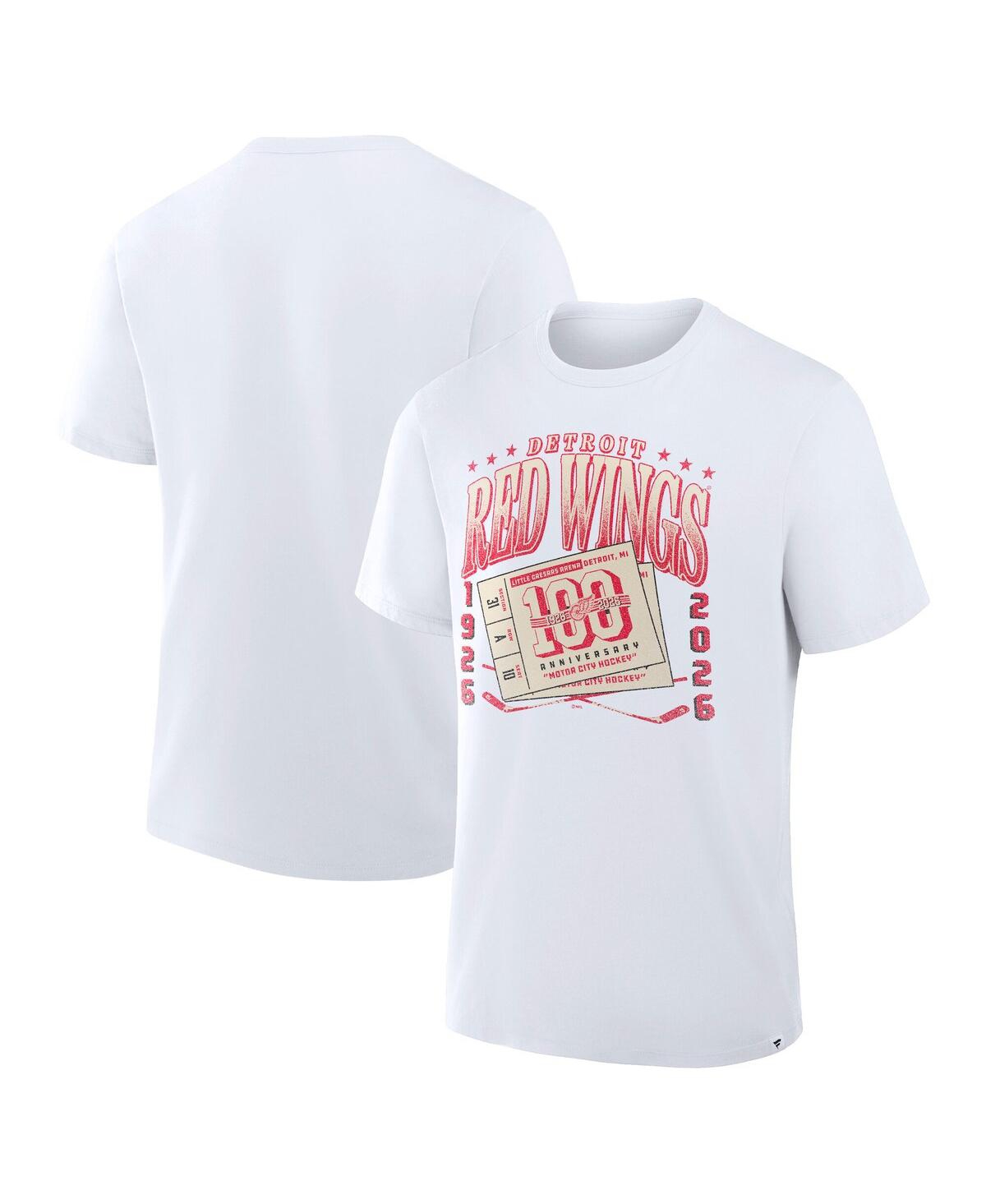 Click here for Fanatics Mens White Detroit Red Wings Centennial L... prices
