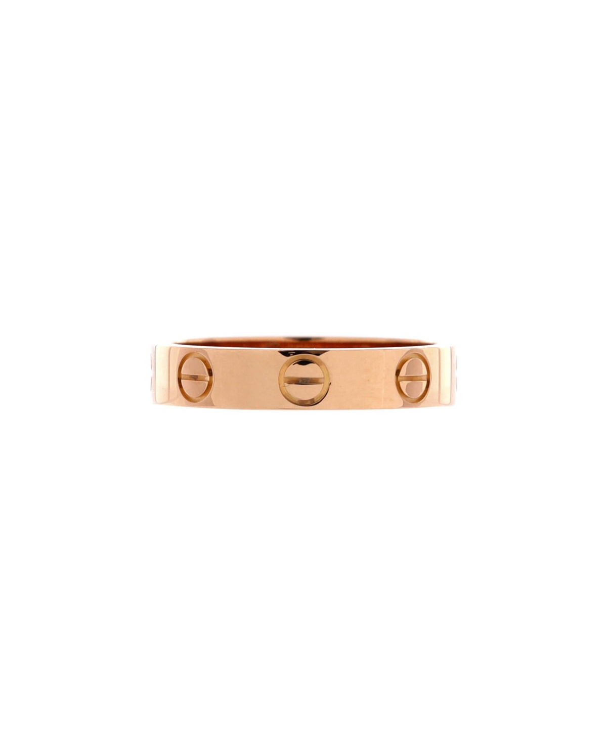 Click here for Pre-Owned Cartier Love Wedding Band Ring - 18k ros... prices