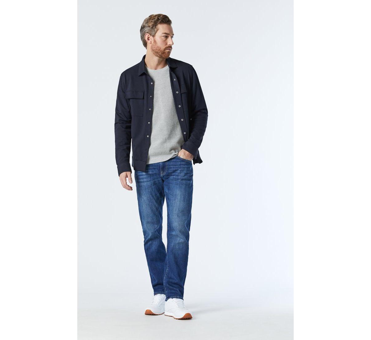 Click here for Mavi Jeans Mens Mavi Zach Straight Leg In Mid Brus... prices