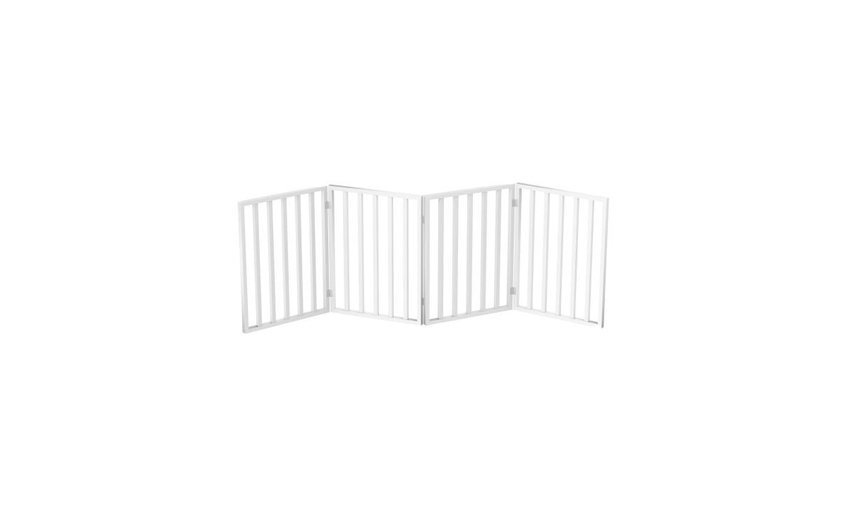 Click here for Pet Adobe 4-Panel Indoor Foldable Pet Gate  White prices