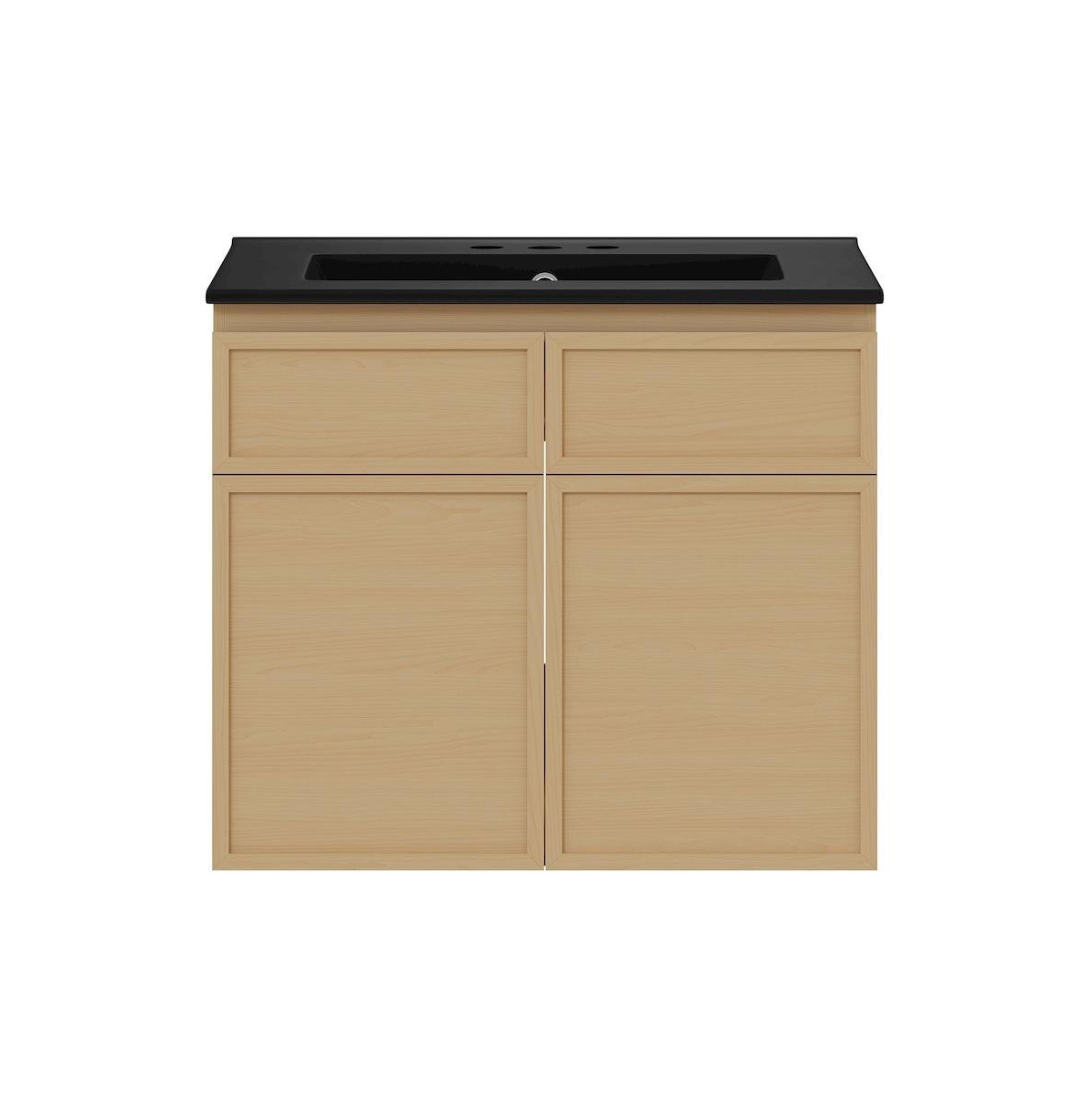 Click here for Swiss Madison 24 Wall-Mounted Bathroom Vanity  Nat... prices