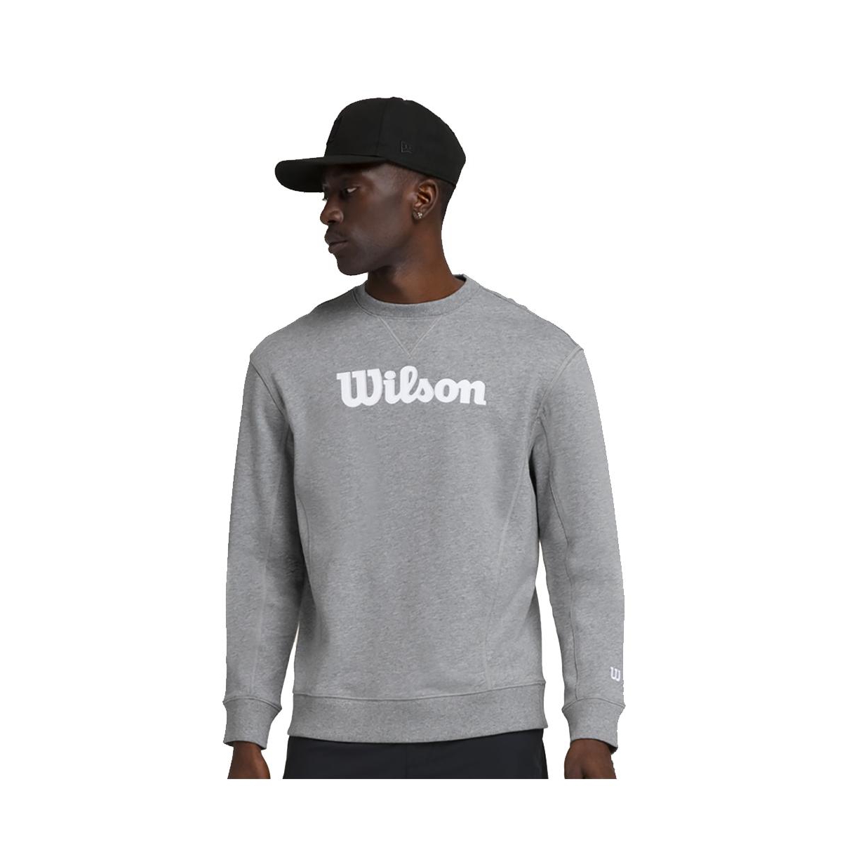 Click here for Wilson Mens Parkside Tennis Crew - Medium grey hea... prices