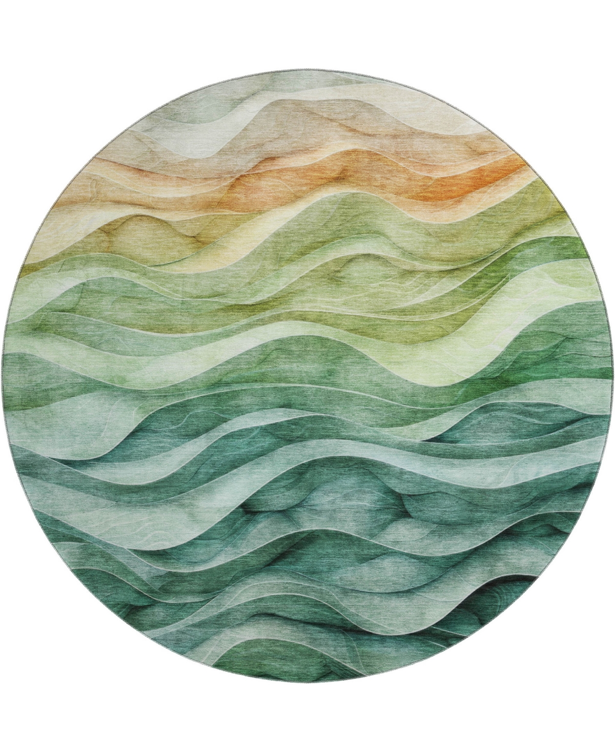 Click here for Dalyn Pacifica PA4 8x8 Round Area Rug - Teal prices