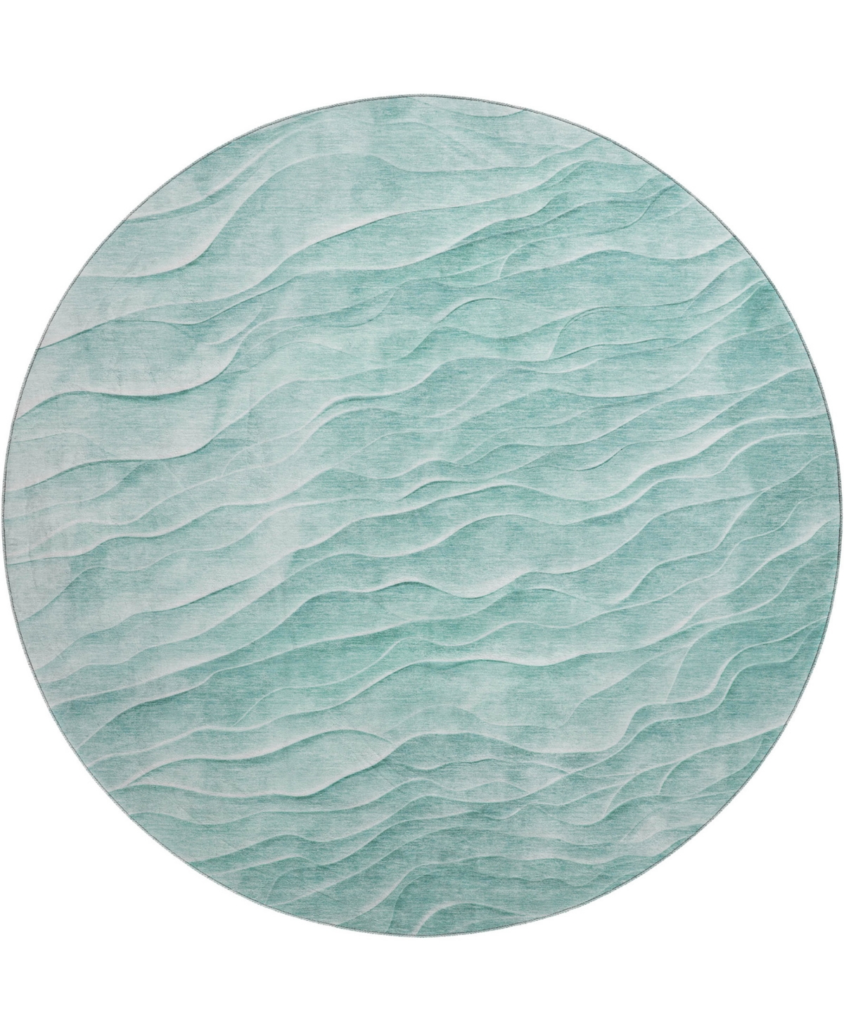 Click here for Dalyn Pacifica PA1 8x8 Round Area Rug - Aquamarine prices