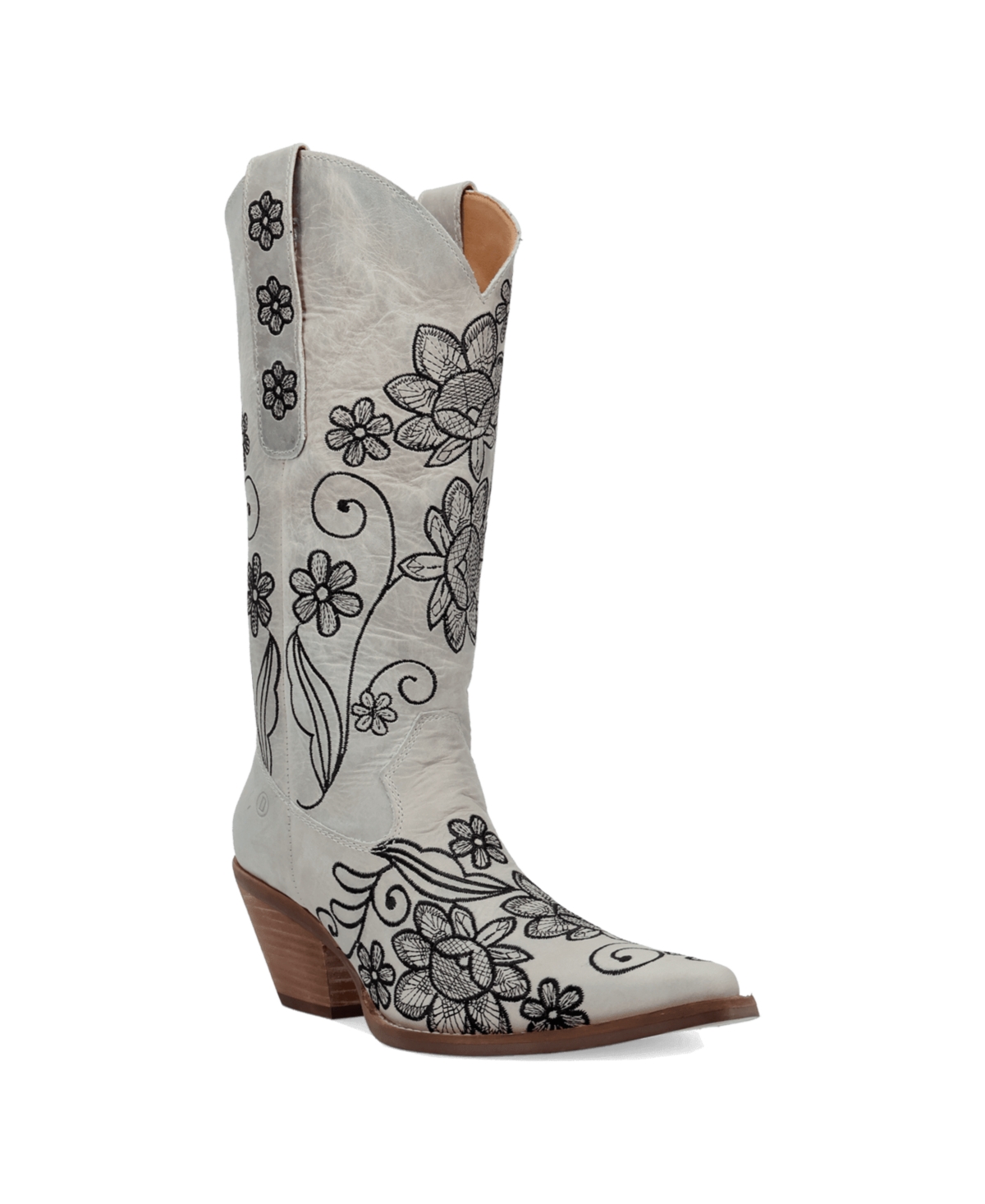 Click here for Dingo Womens Western Swing Leather Boot - White prices