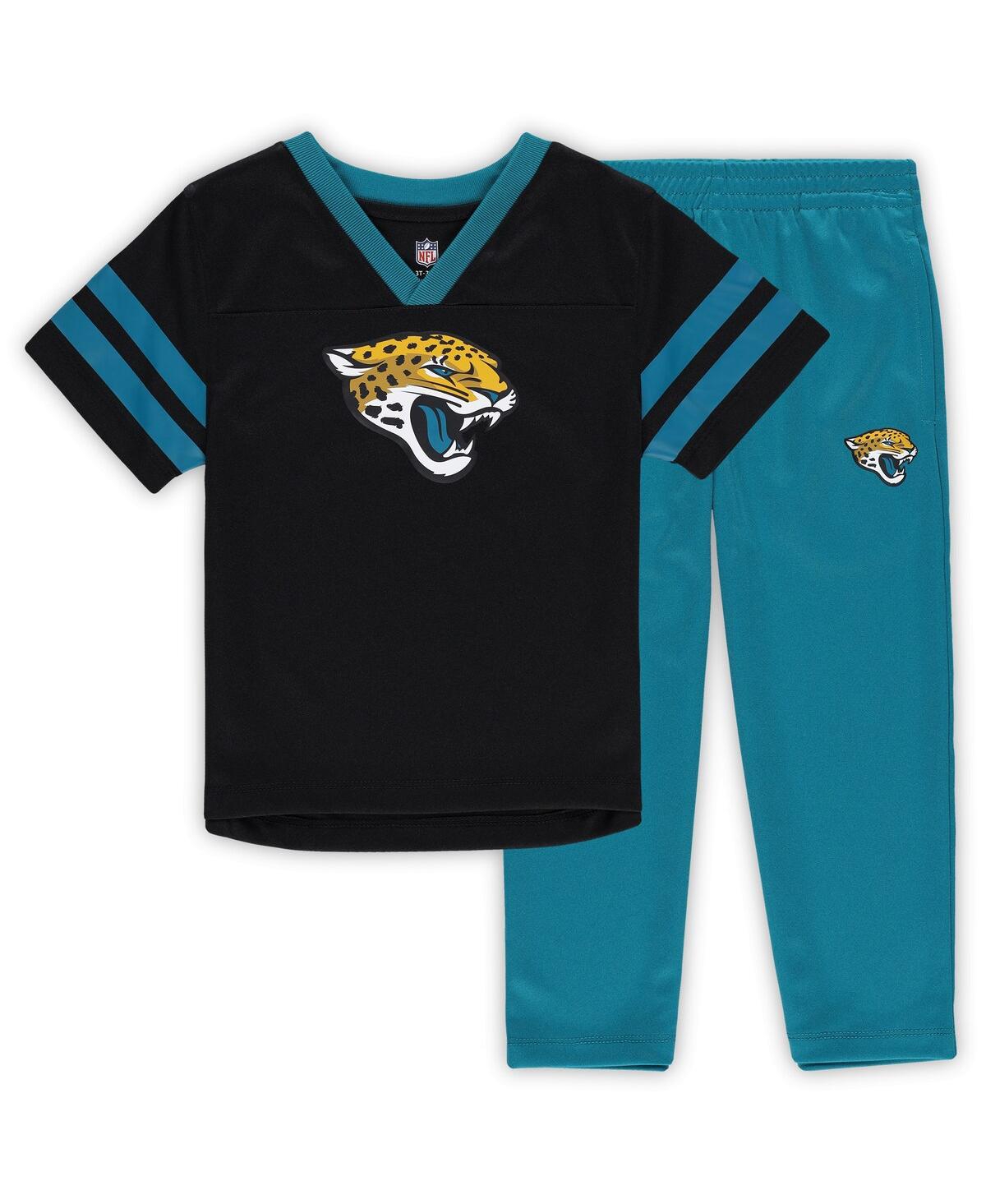 Click here for Outerstuff Toddler 2-Piece Black/Teal Jacksonville... prices