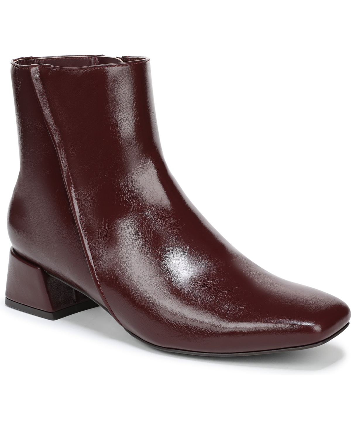 Click here for Naturalizer Womens Hadley Zip Short Boots - Wine R... prices