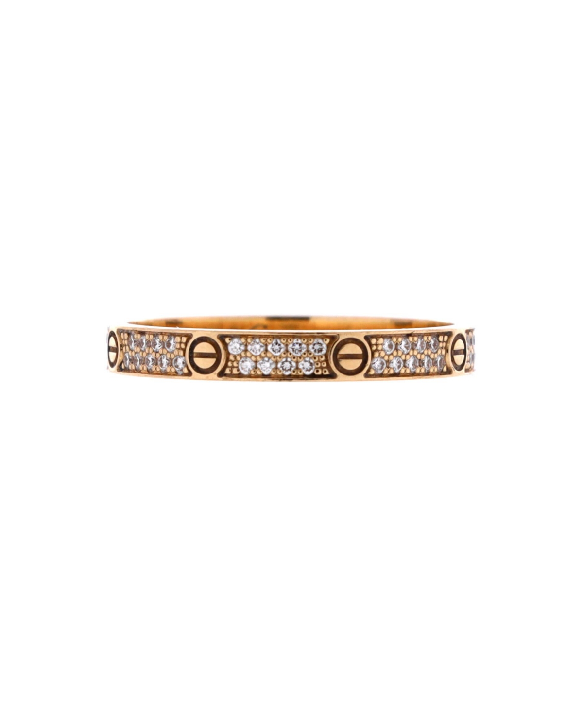 Click here for Pre-Owned Cartier Love Wedding Band Pave Diamonds... prices