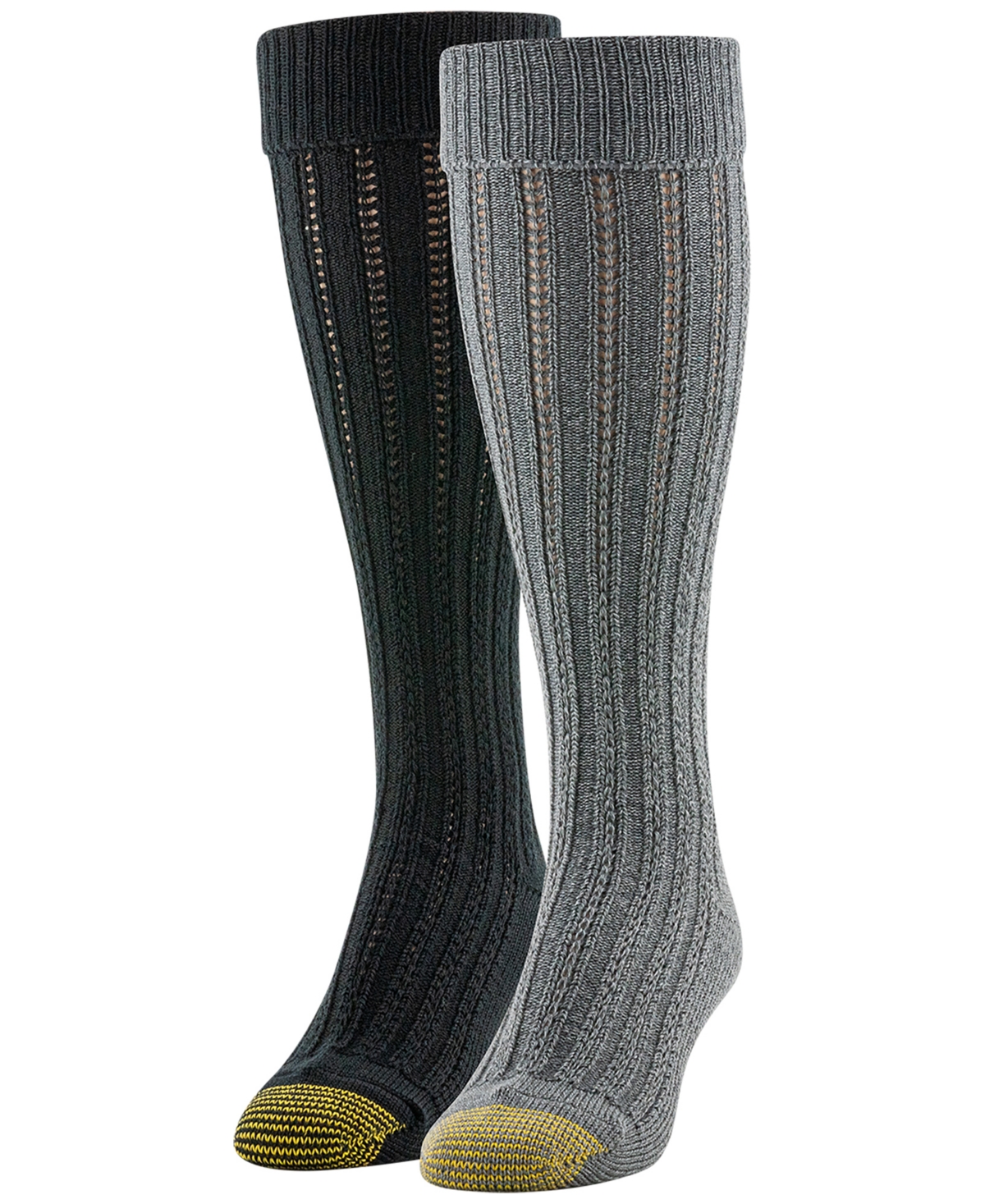 Click here for Gold Toe Womens 2-Pack Tuckstitch Knee High Socks... prices