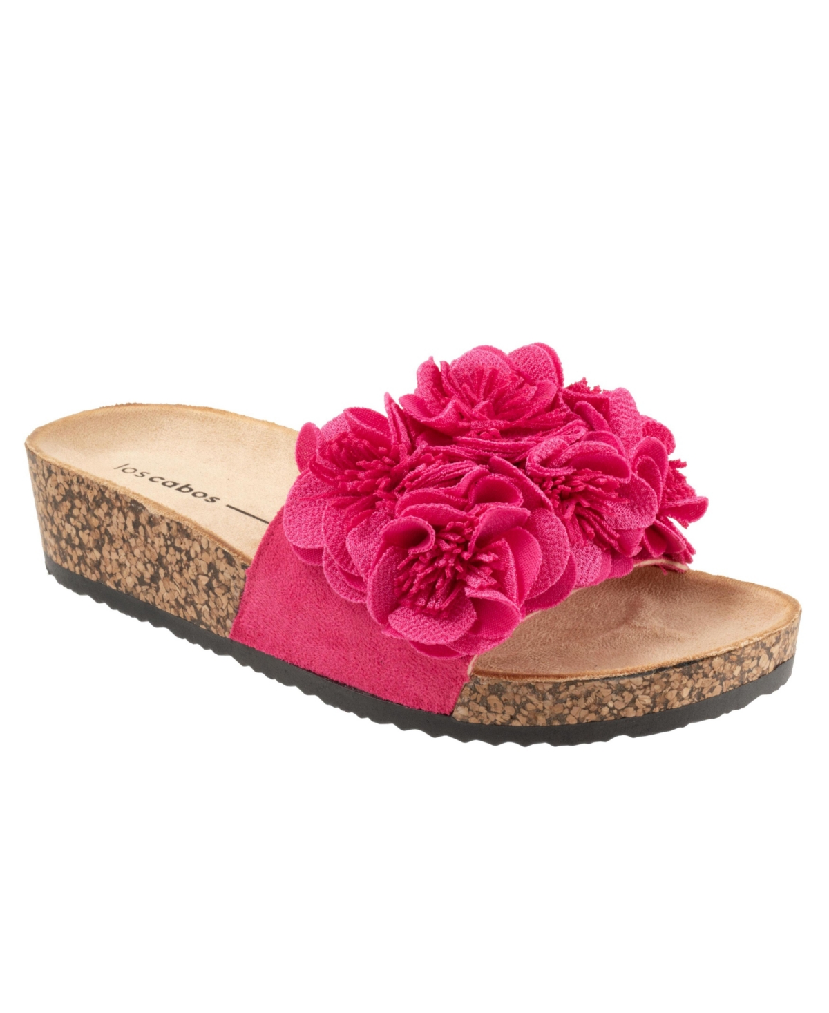Click here for Los Cabos Corsage Sandal - Fuchsia prices