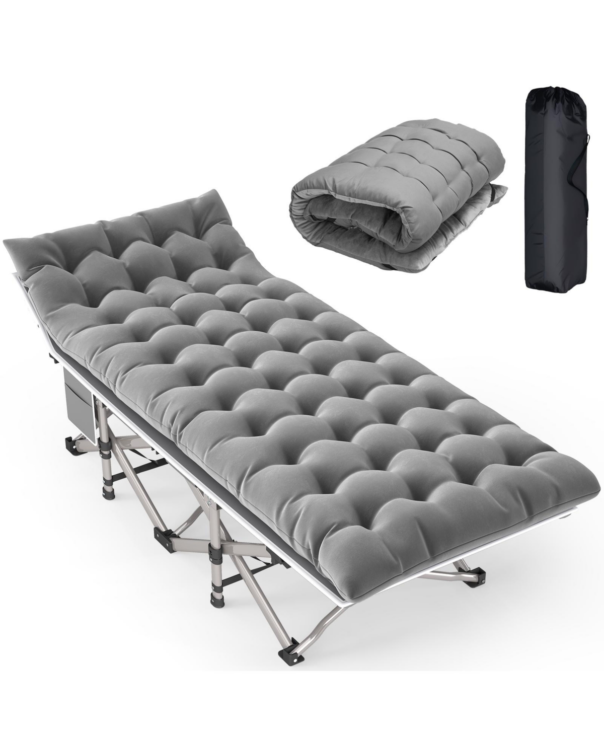 Click here for Folding Camping Cot with Removable Cotton Mattress... prices