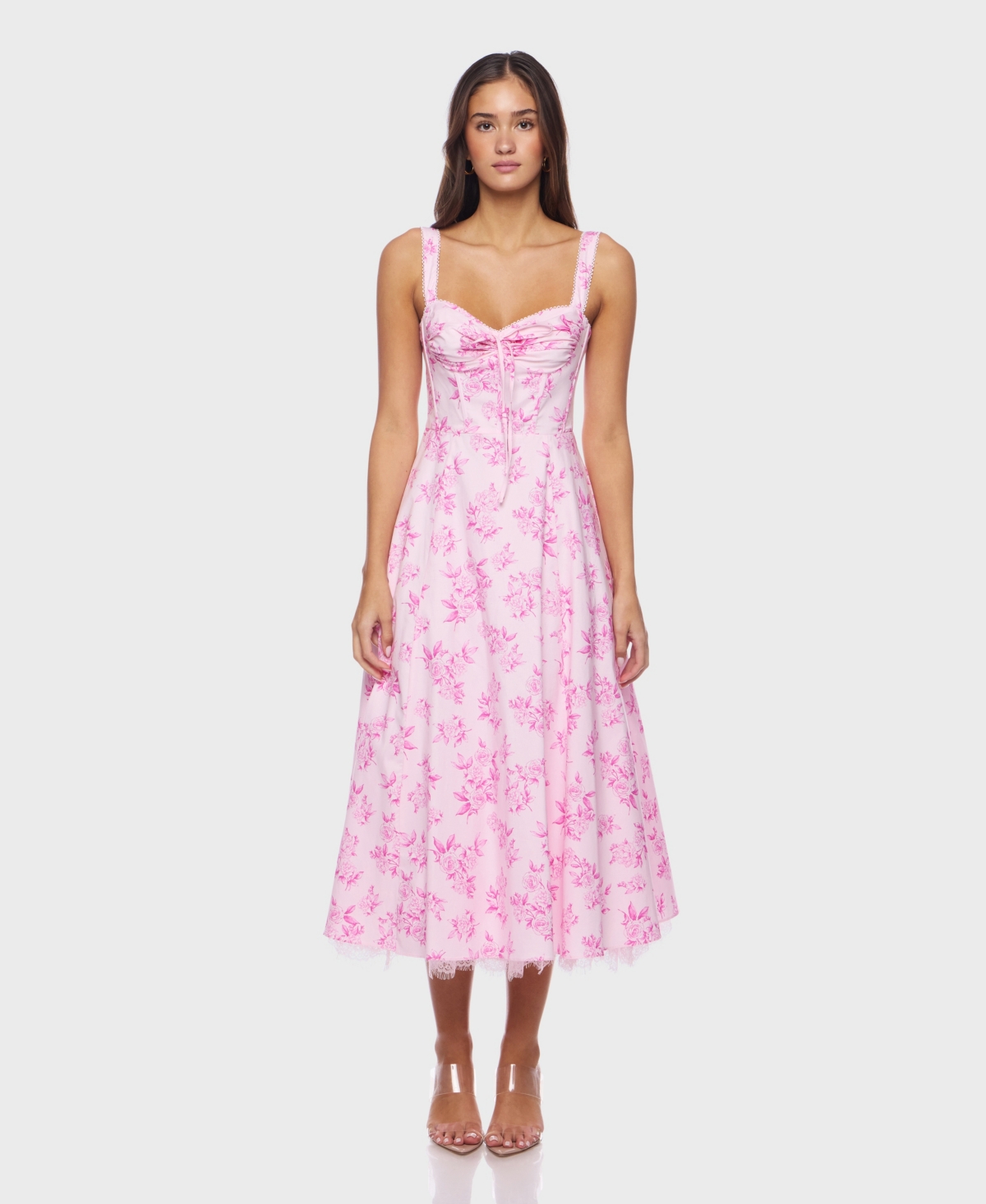 Click here for Alex & Sophia Juniors Sweetheart Neck Midi Dress -... prices