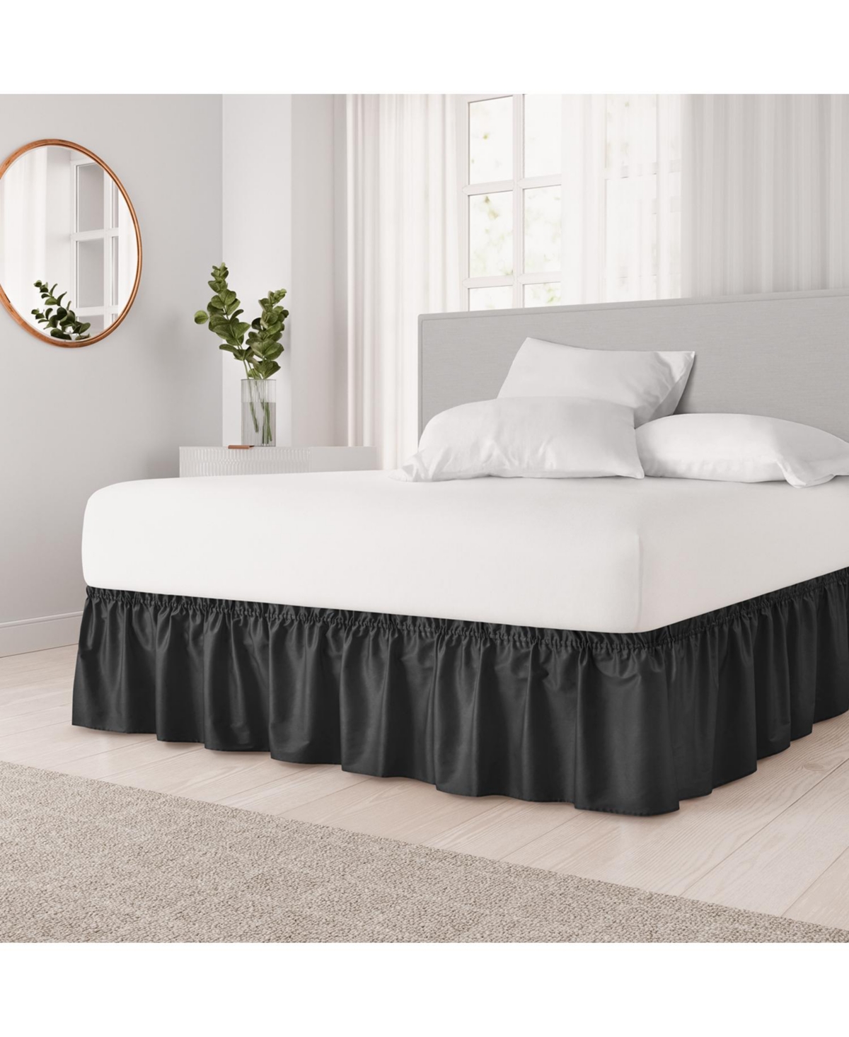 Click here for Cgk Unlimited Ruffled Elastic Wrap Around Bedskirt... prices