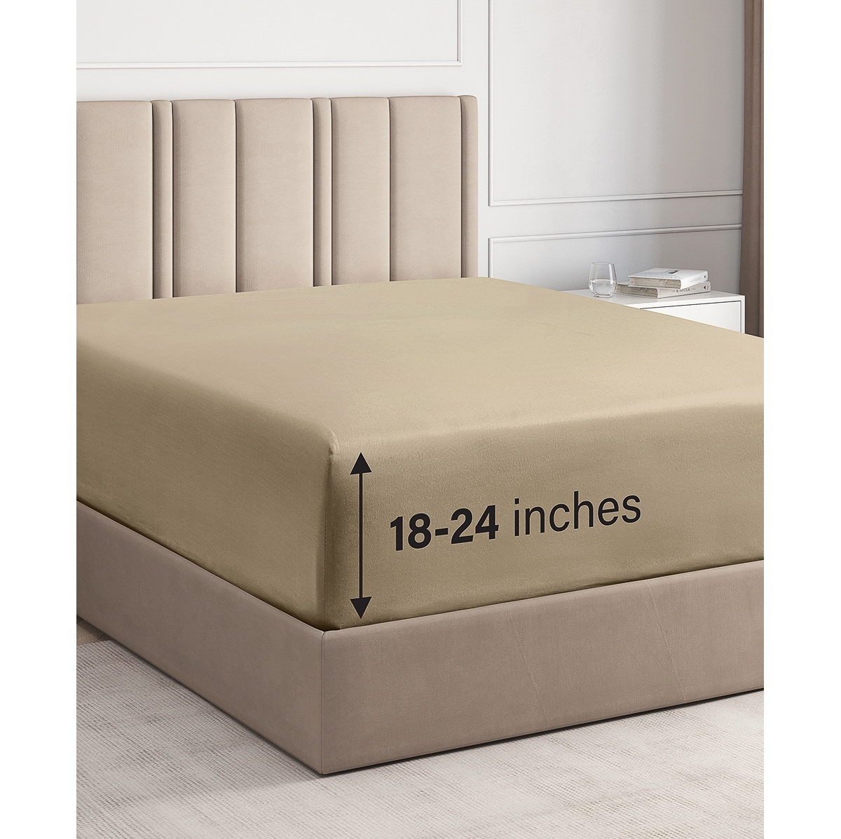 Click here for Extra Deep Pocket 18 - 24 Inch Microfiber Fitted S... prices